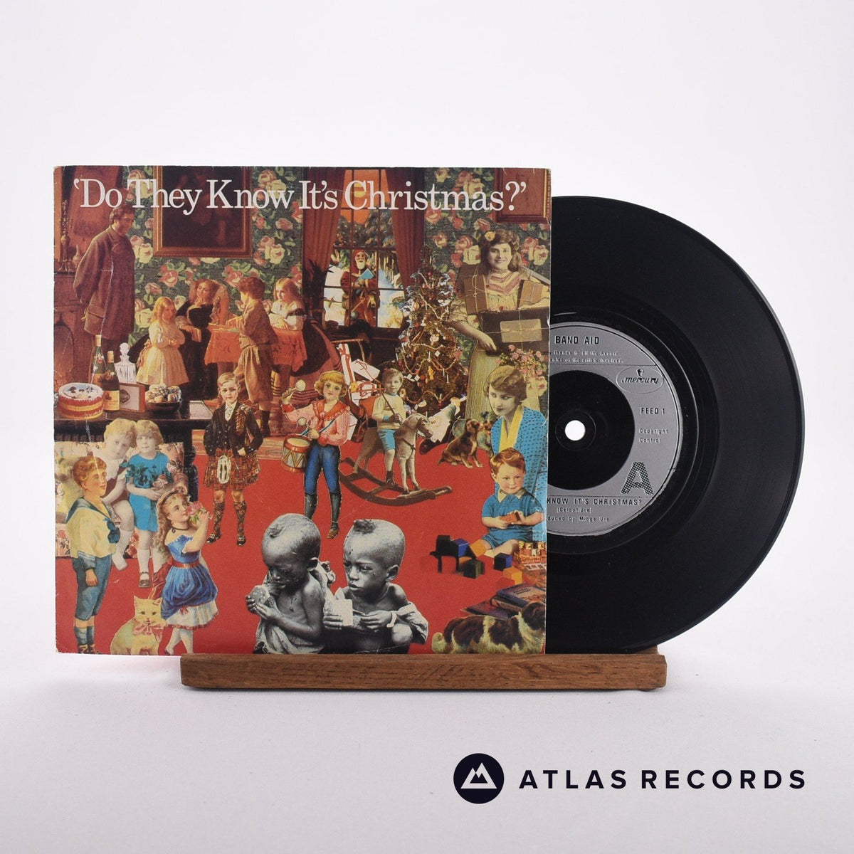 Band Aid Do They Know It's Christmas? 7" Vinyl VG+/EX – Atlas Records