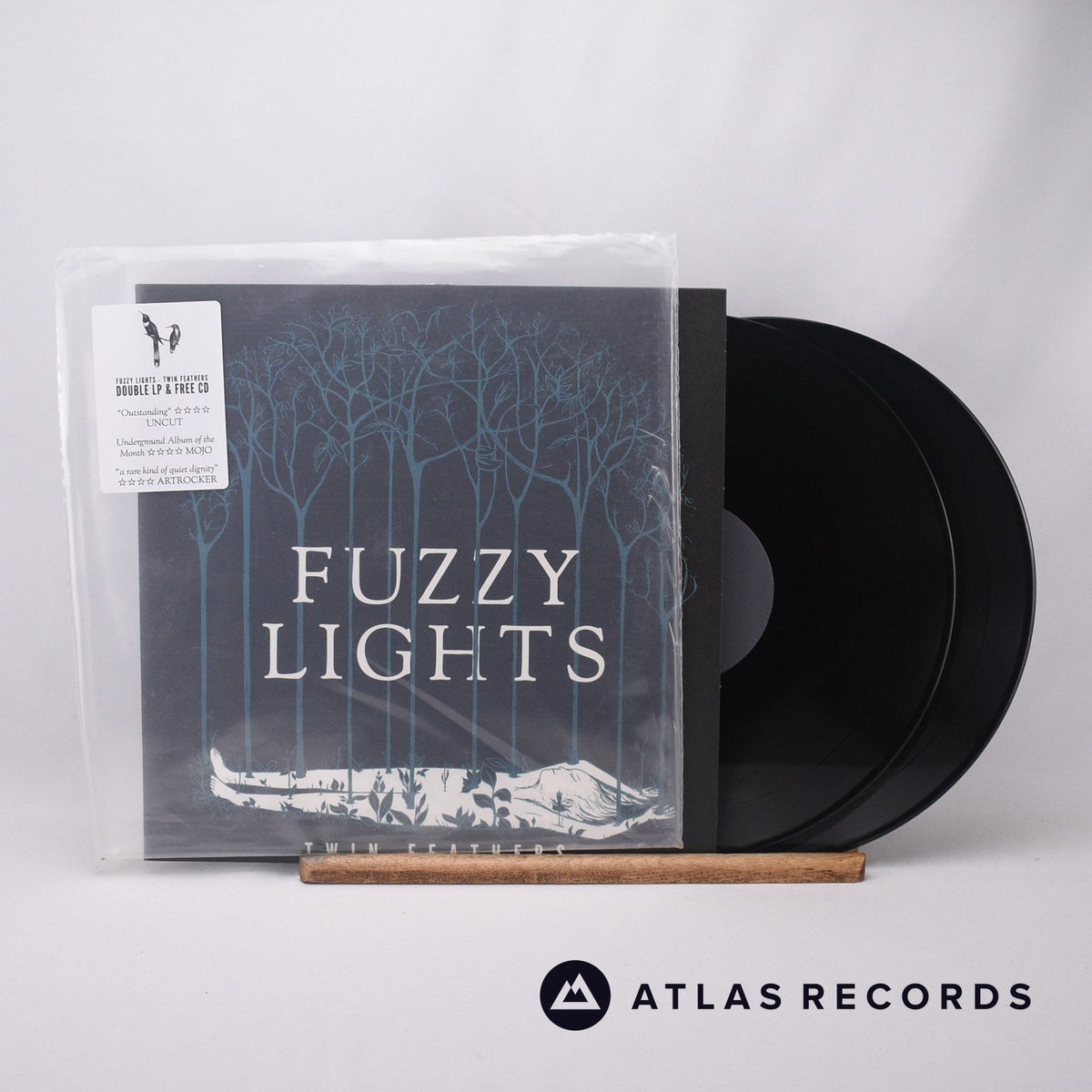 Fuzzy Lights Twin Feathers Double LP Vinyl Record EX/EX – Atlas Records