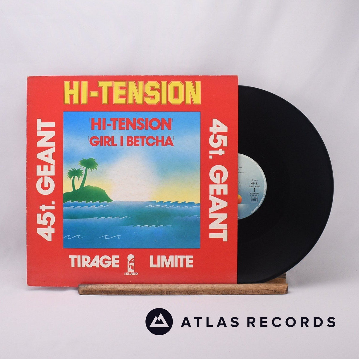 Hi-Tension Hi-Tension / Girl I Betcha 12" Vinyl EX/VG+ – Atlas Records