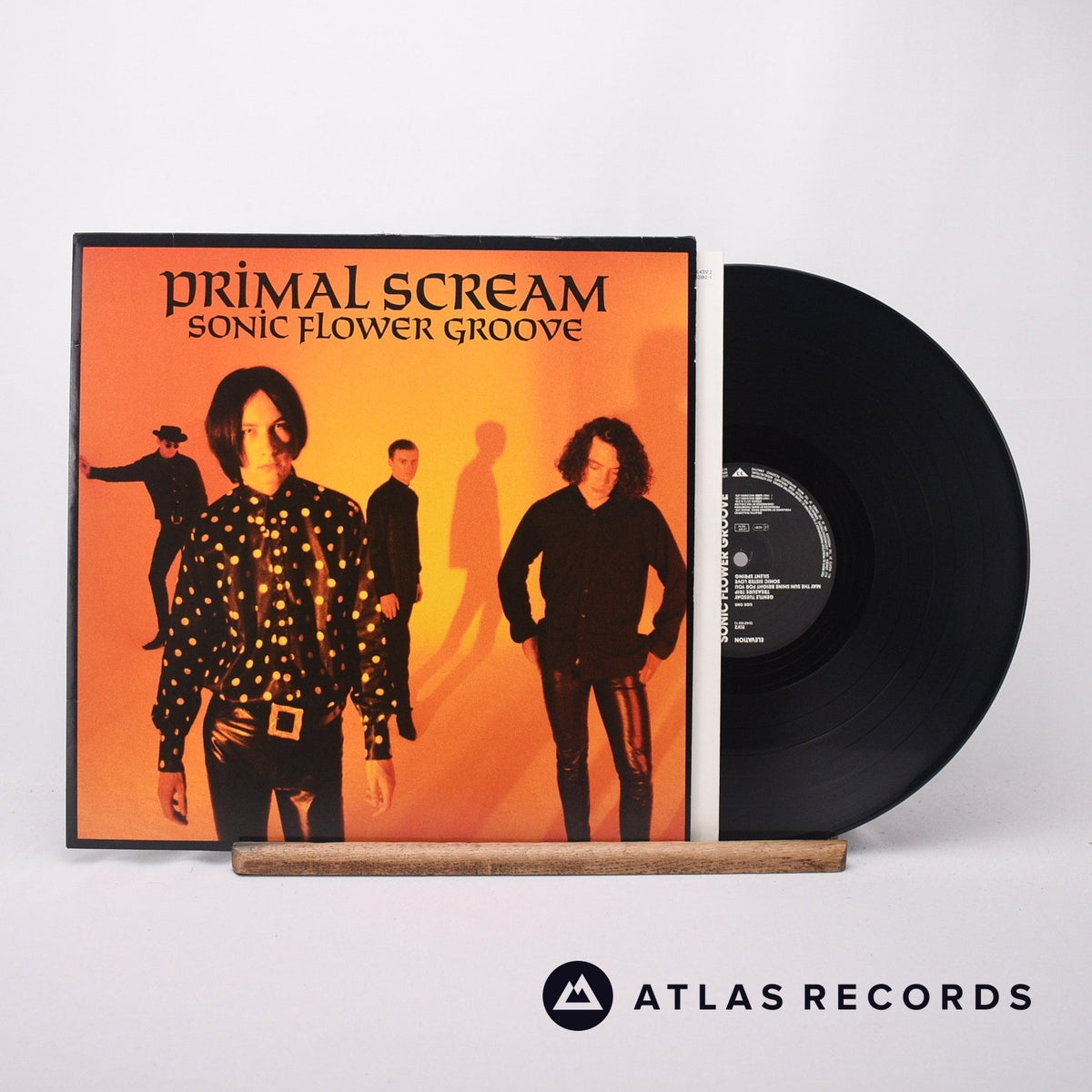 Primal Scream Sonic Flower Groove LP Vinyl Record VG+/VG+ – Atlas Records