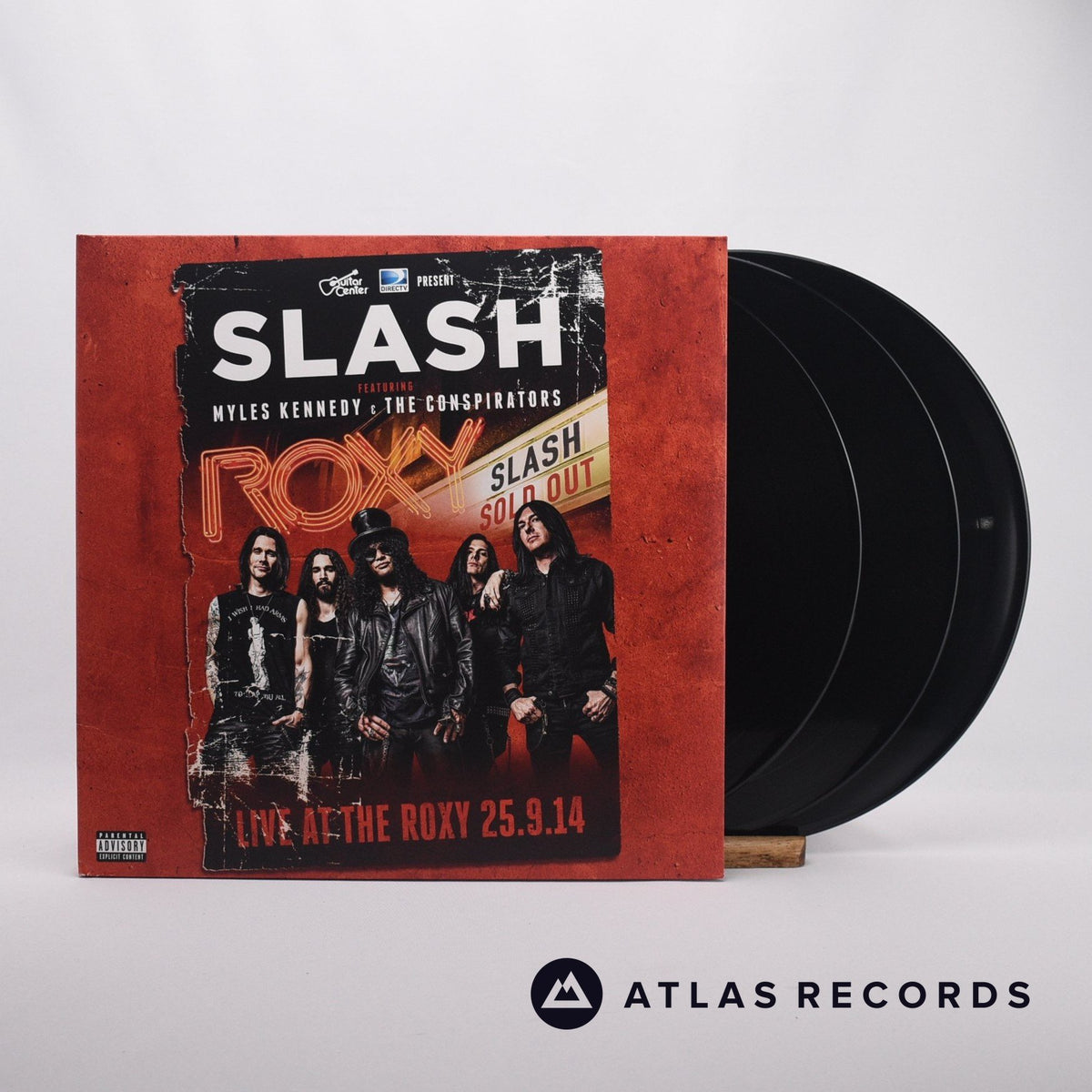 Slash Live At The Roxy 25.9.14 3 x LP Vinyl Record NM/EX – Atlas Records