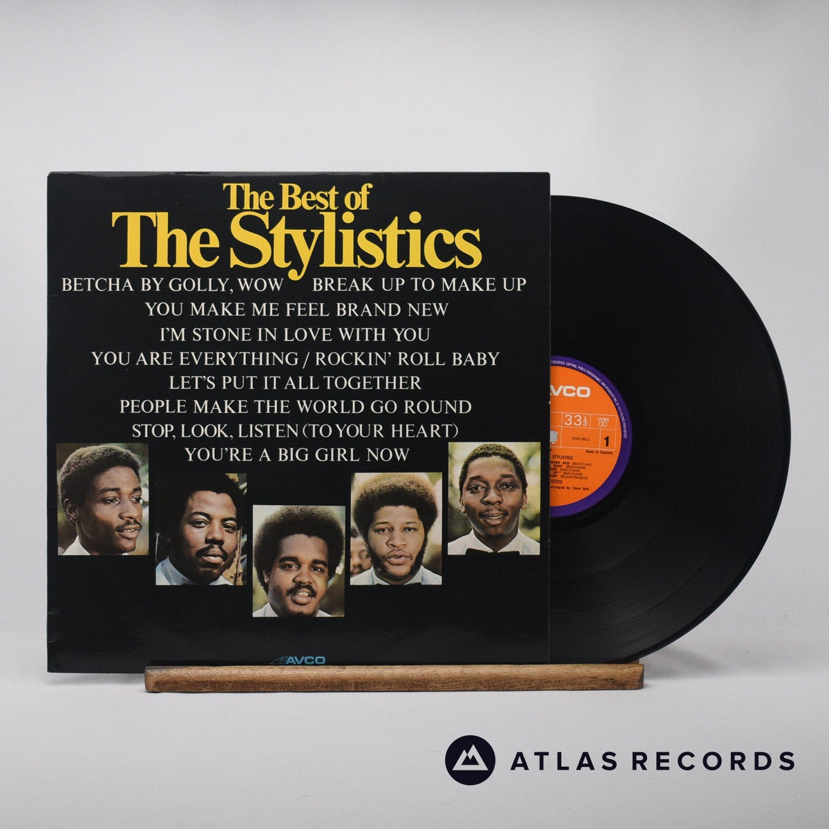 The Stylistics The Best Of The Stylistics LP Vinyl EX/EX – Atlas Records