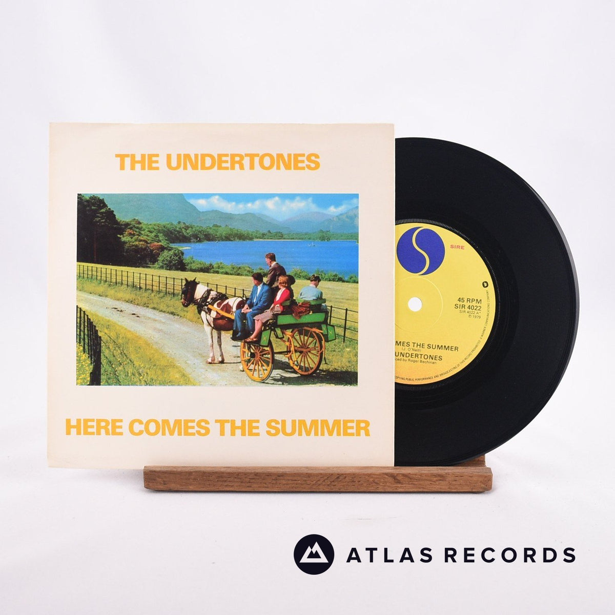 The Undertones Here Comes The Summer 7" Vinyl Record VG+/EX – Atlas Records