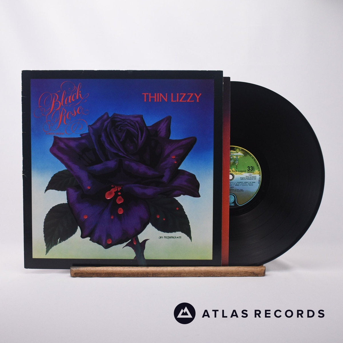 Thin Lizzy Black Rose (A Rock Legend) LP Vinyl Record VG+/EX – Atlas Records
