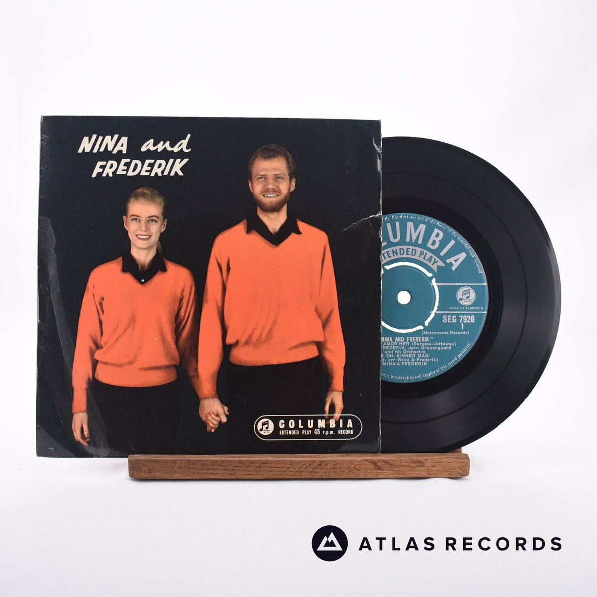 Nina And Frederik Nina And Frederik 7 Vinyl Record Vg Ex Atlas Records