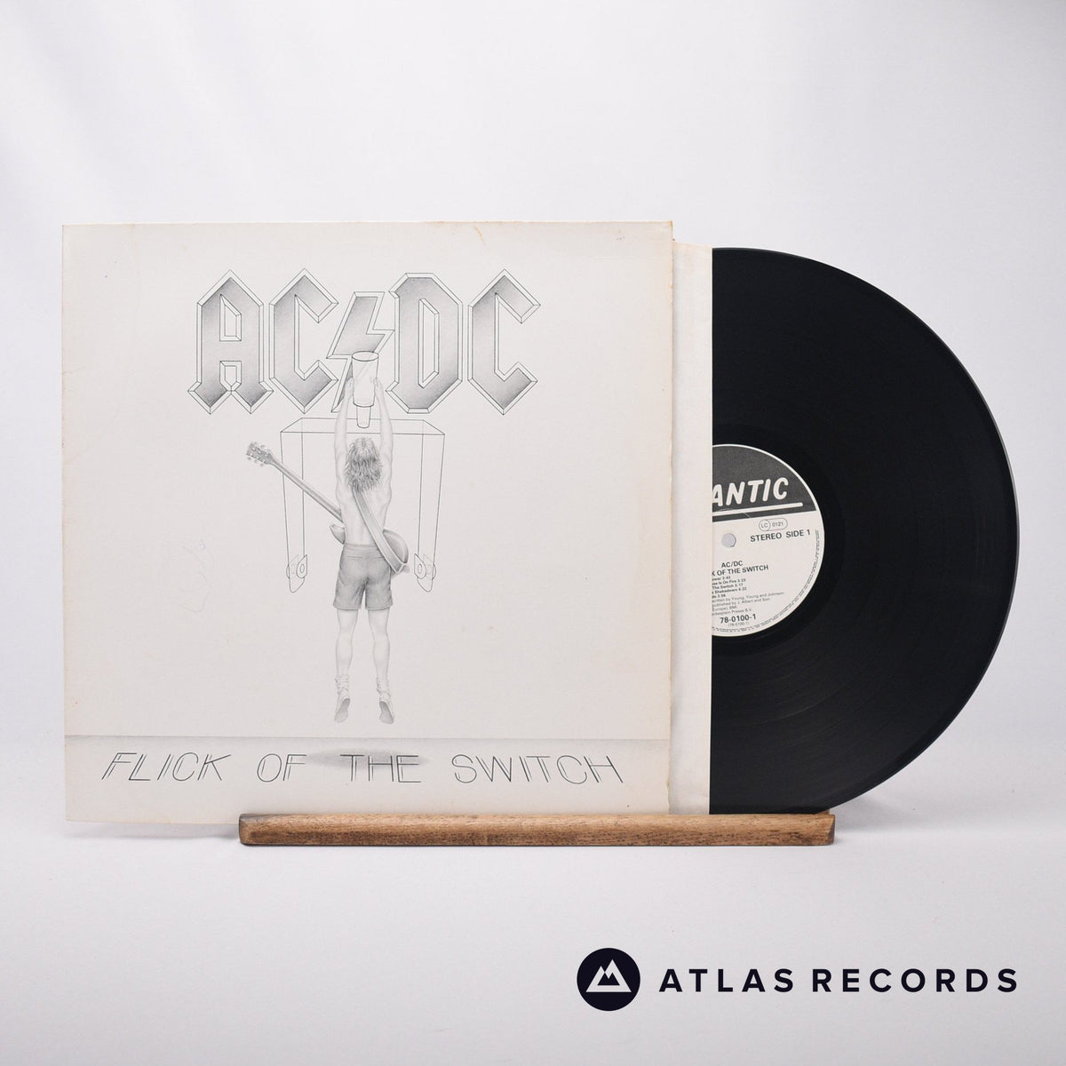 AC/DC Flick Of The Switch LP Vinyl Record VG+/VG+ – Atlas Records