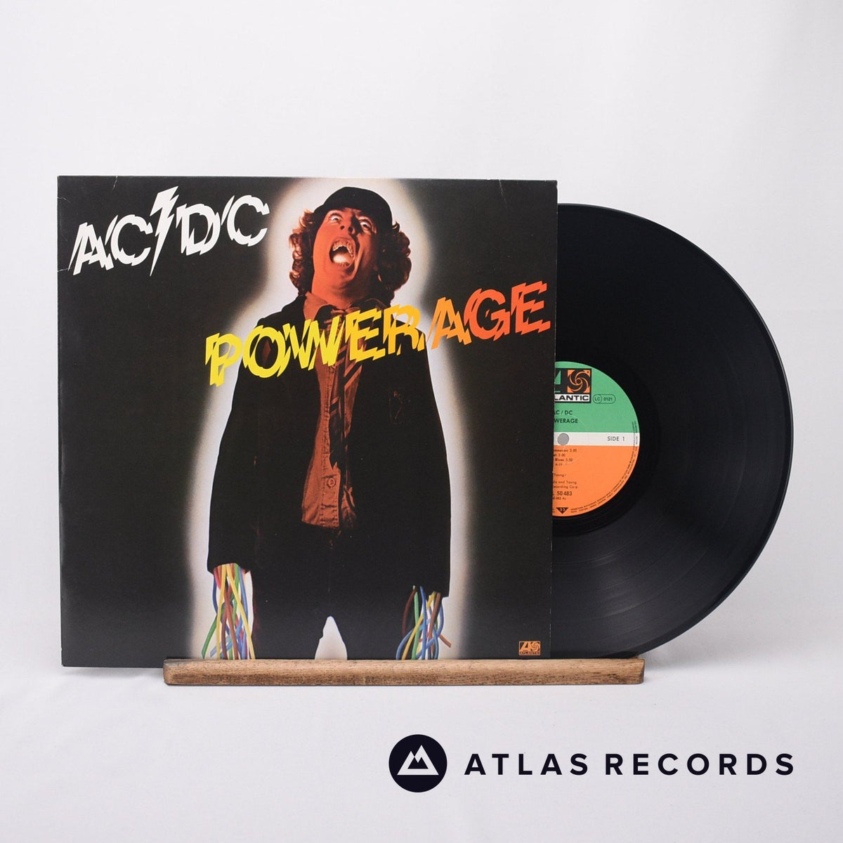 AC/DC Powerage LP Vinyl Record EX/EX – Atlas Records