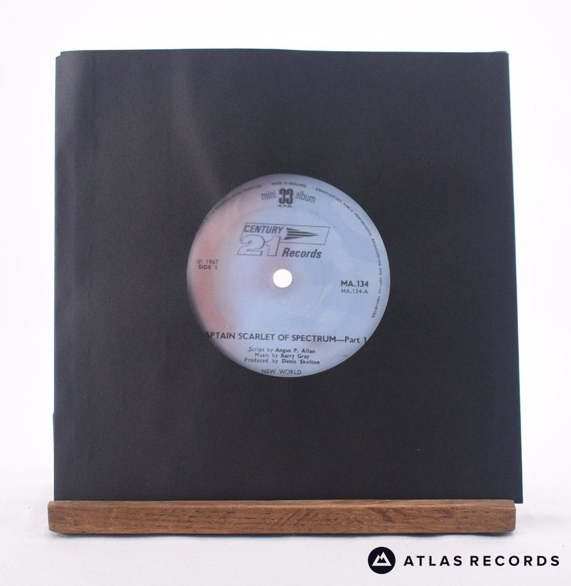 Barry Gray Captain Scarlet Of Spectrum 7" Mini-Album Vinyl VG+ – Atlas ...