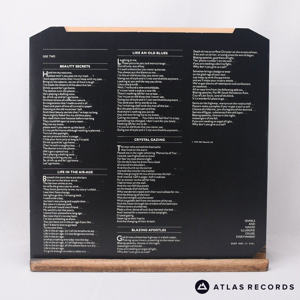 Be Bop Deluxe Sunburst Finish LP Vinyl Record EX/EX – Atlas Records