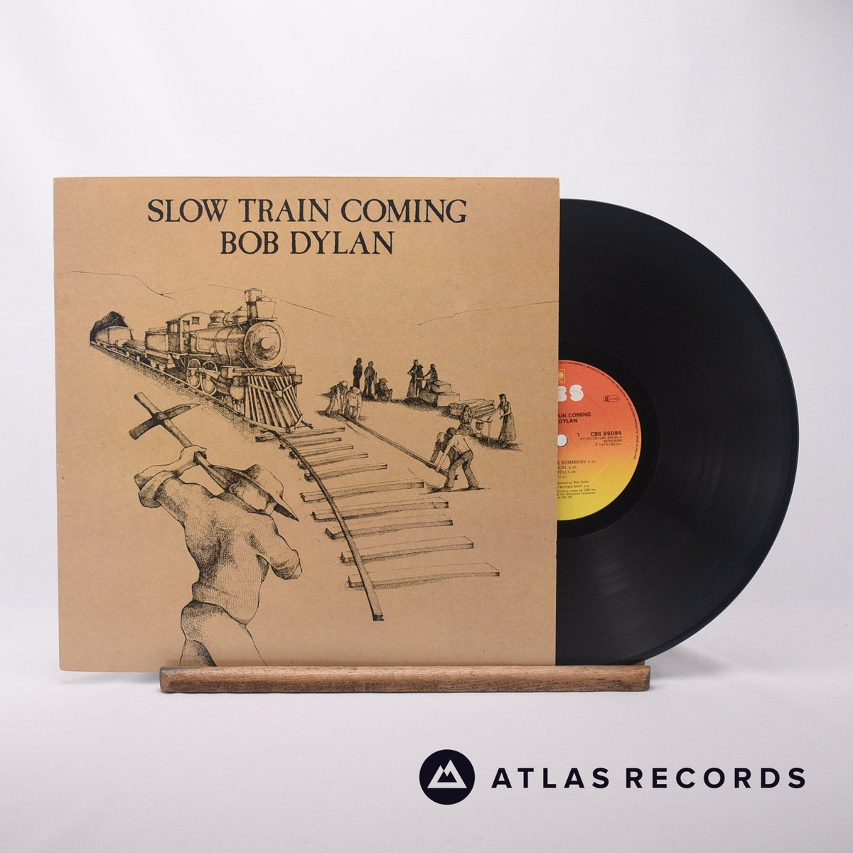 Bob Dylan Slow Train Coming LP Vinyl Record EX/EX – Atlas Records