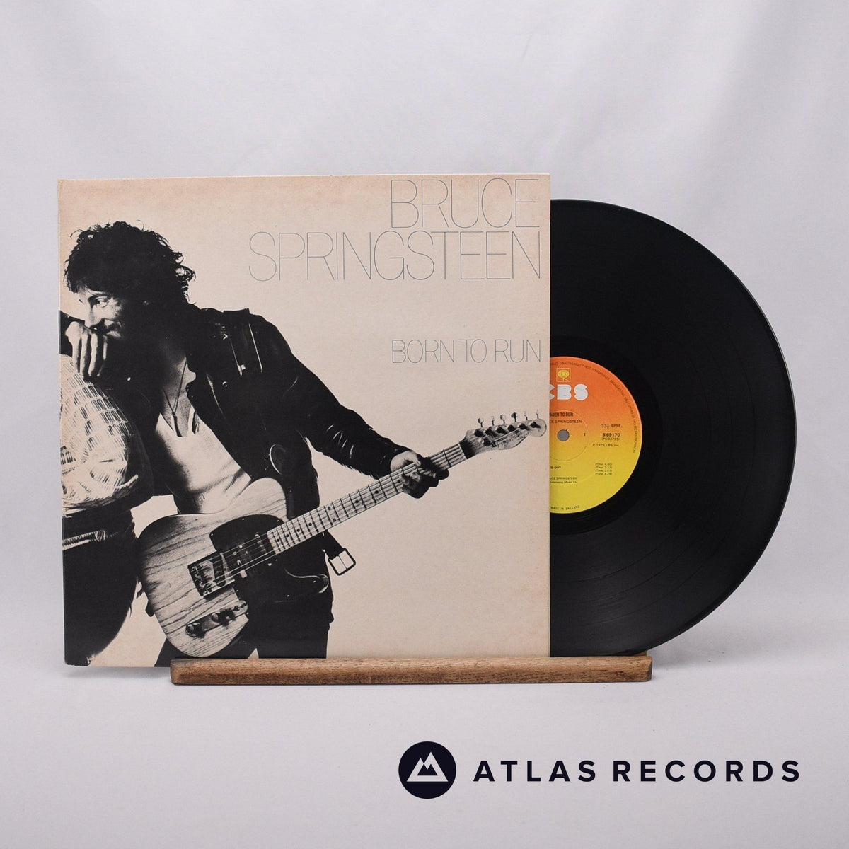 Bruce Springsteen Born To Run LP Vinyl Record EX/EX – Atlas Records