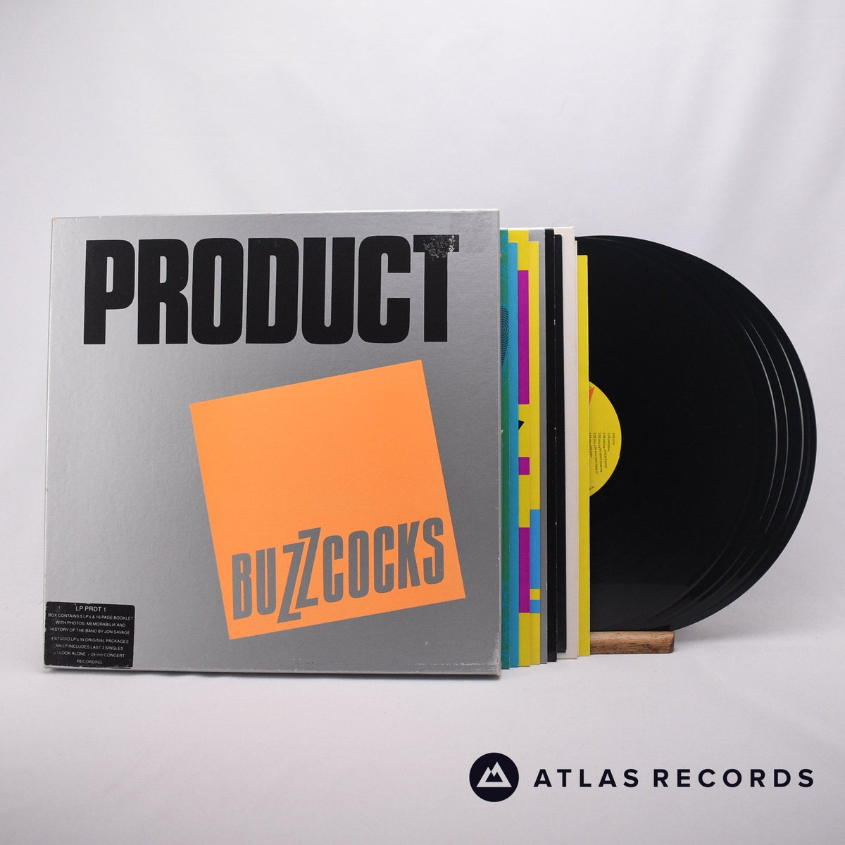 Buzzcocks Product 5 x LP Box Set Vinyl Record VG+/VG+ – Atlas Records
