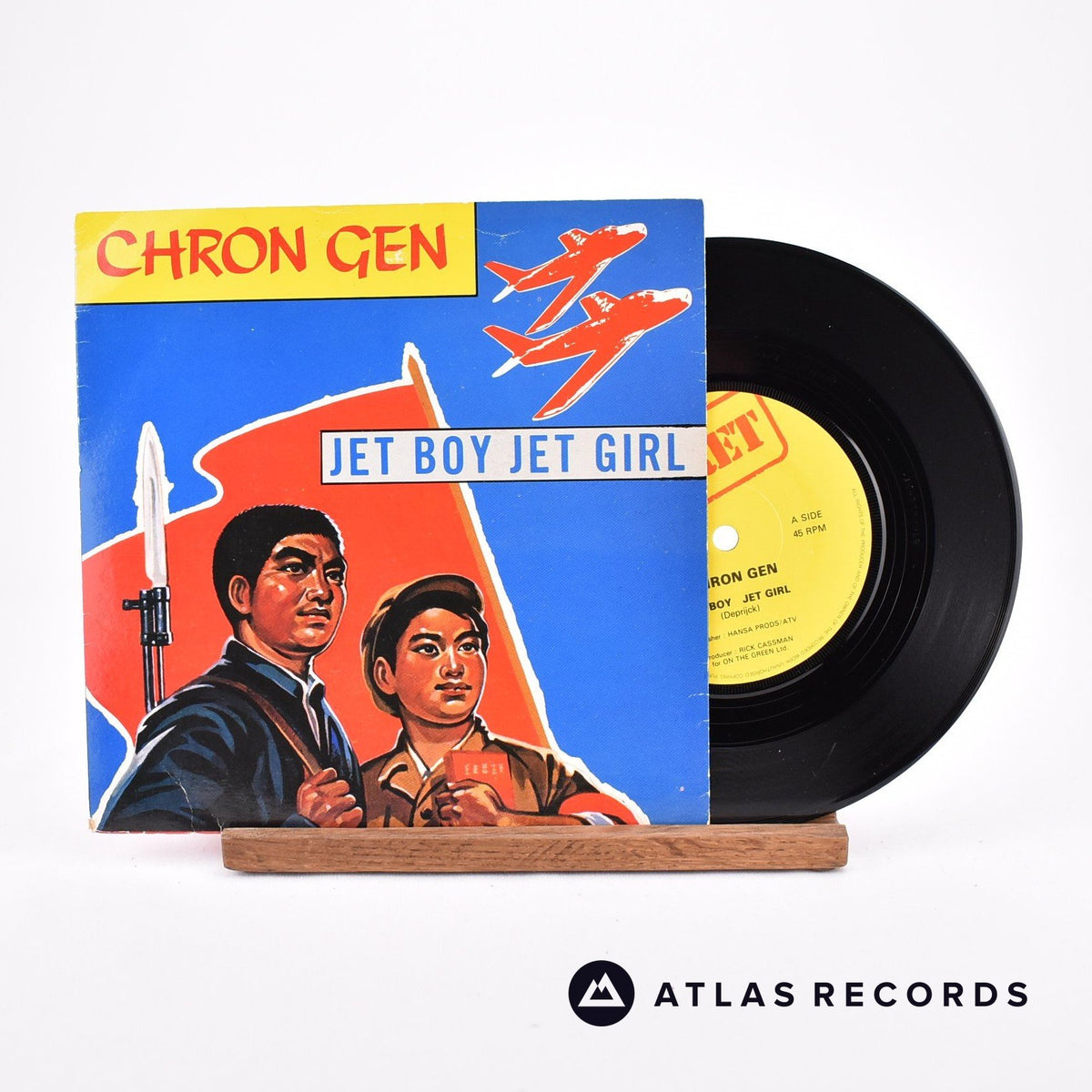 Chron Gen Jet Boy Jet Girl 7" Vinyl Record VG+/VG+ – Atlas Records