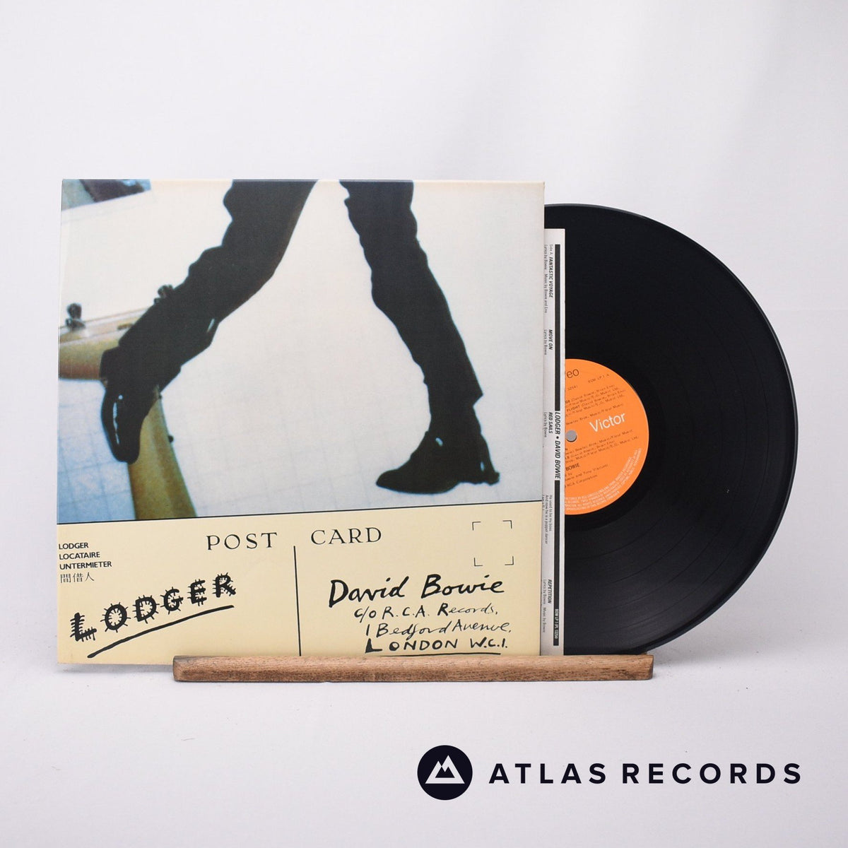 David Bowie Lodger LP Vinyl Record EX/EX – Atlas Records