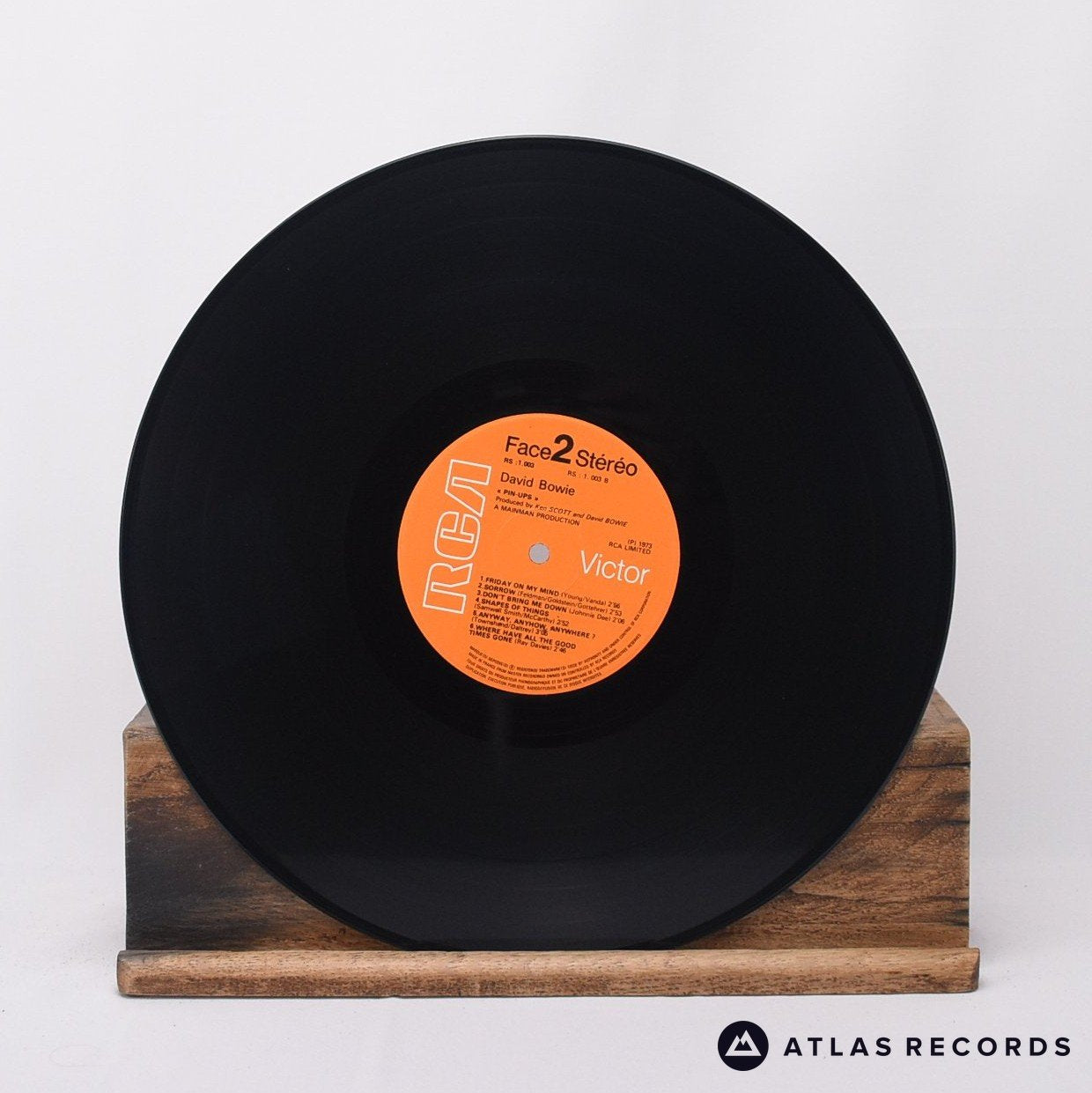 David Bowie Pinups LP Vinyl Record EX/EX – Atlas Records