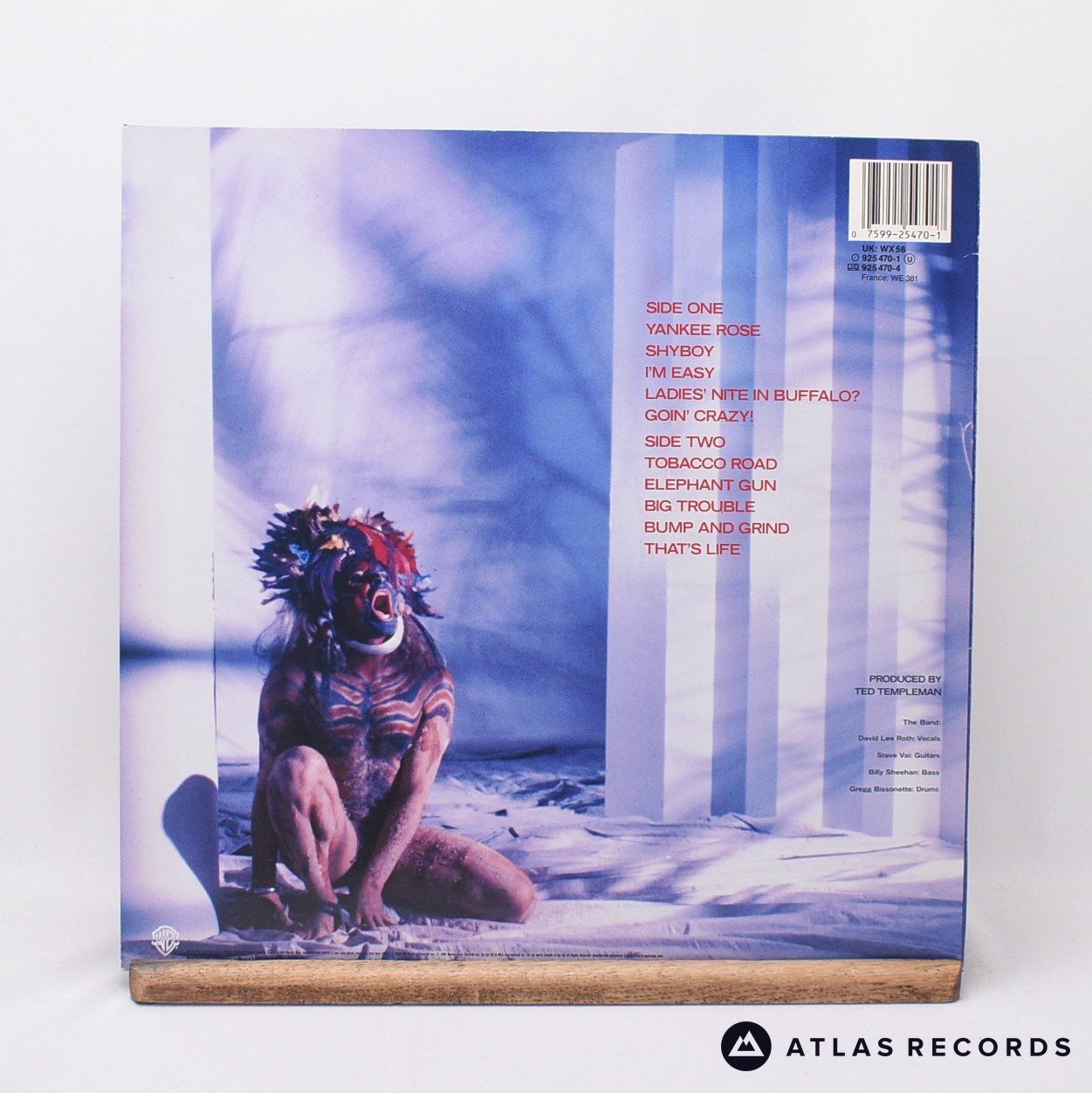 David Lee Roth Eat 'Em And Smile LP Vinyl Record EX/VG+ – Atlas Records