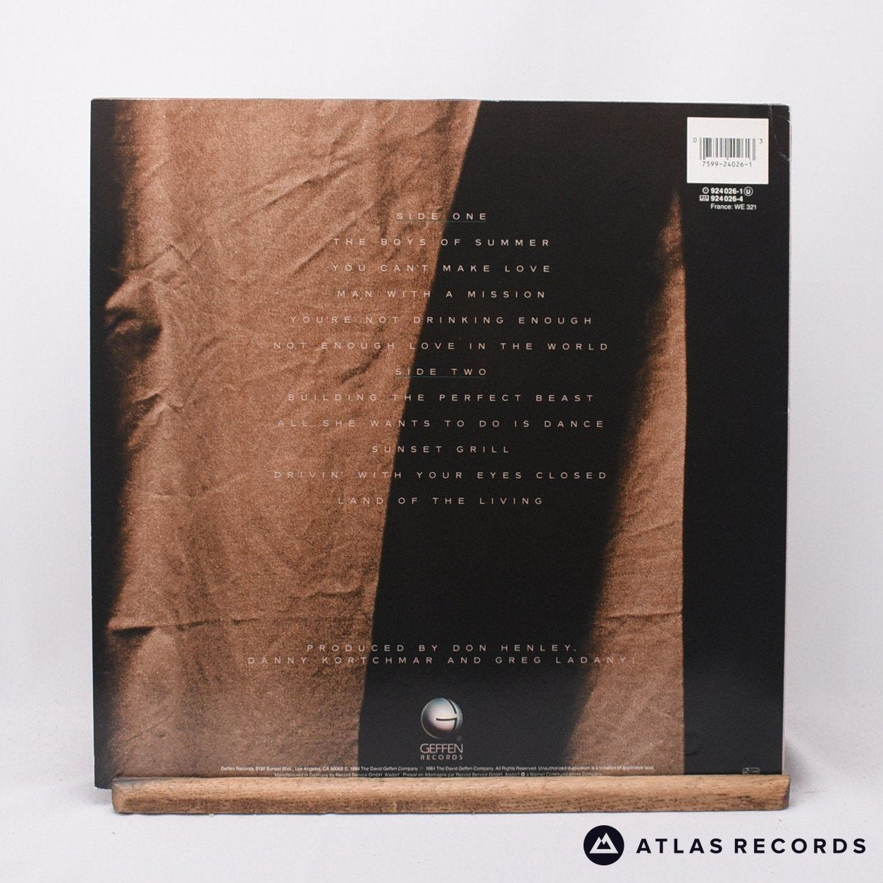 Don Henley Building The Perfect Beast LP Vinyl Record EX/EX – Atlas Records