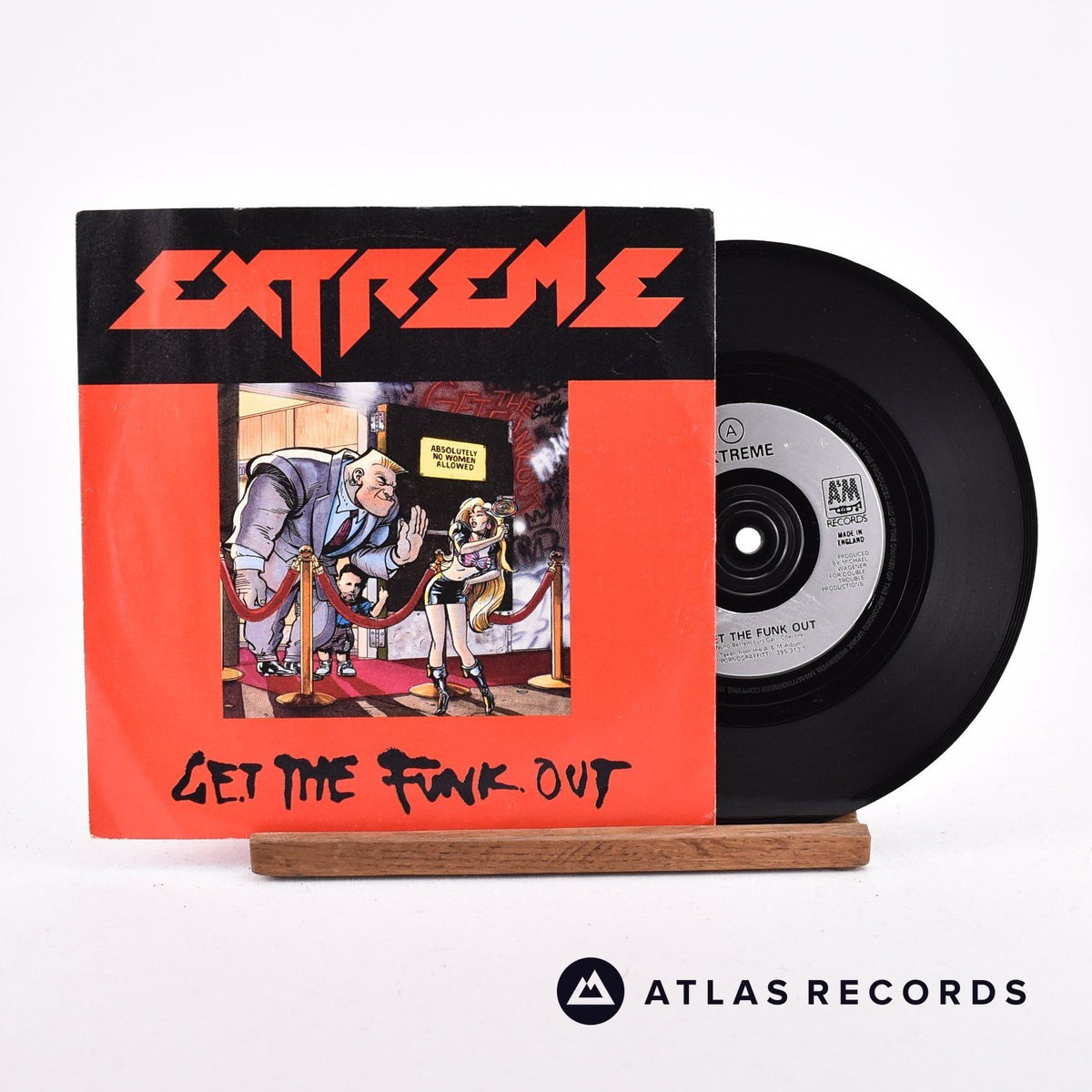 Extreme Get The Funk Out 7" Vinyl Record VG+/EX – Atlas Records
