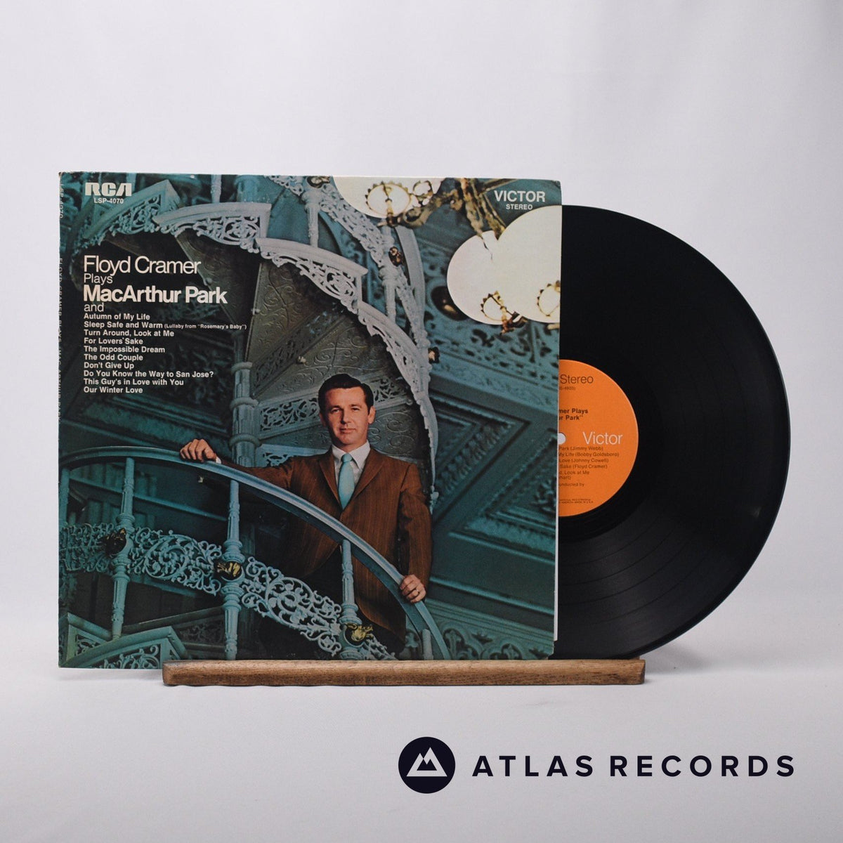Floyd Cramer Floyd Cramer Plays MacArthur Park LP Vinyl EX/EX – Atlas ...