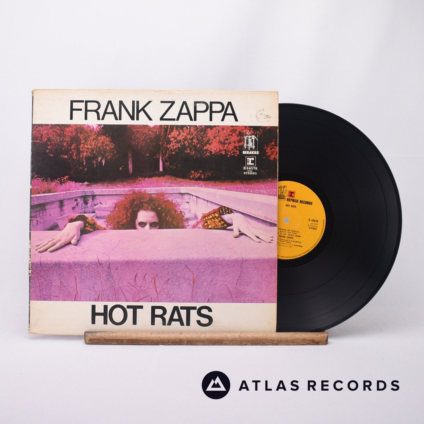 Frank Zappa Hot Rats LP Vinyl Record VG+/VG+ – Atlas Records