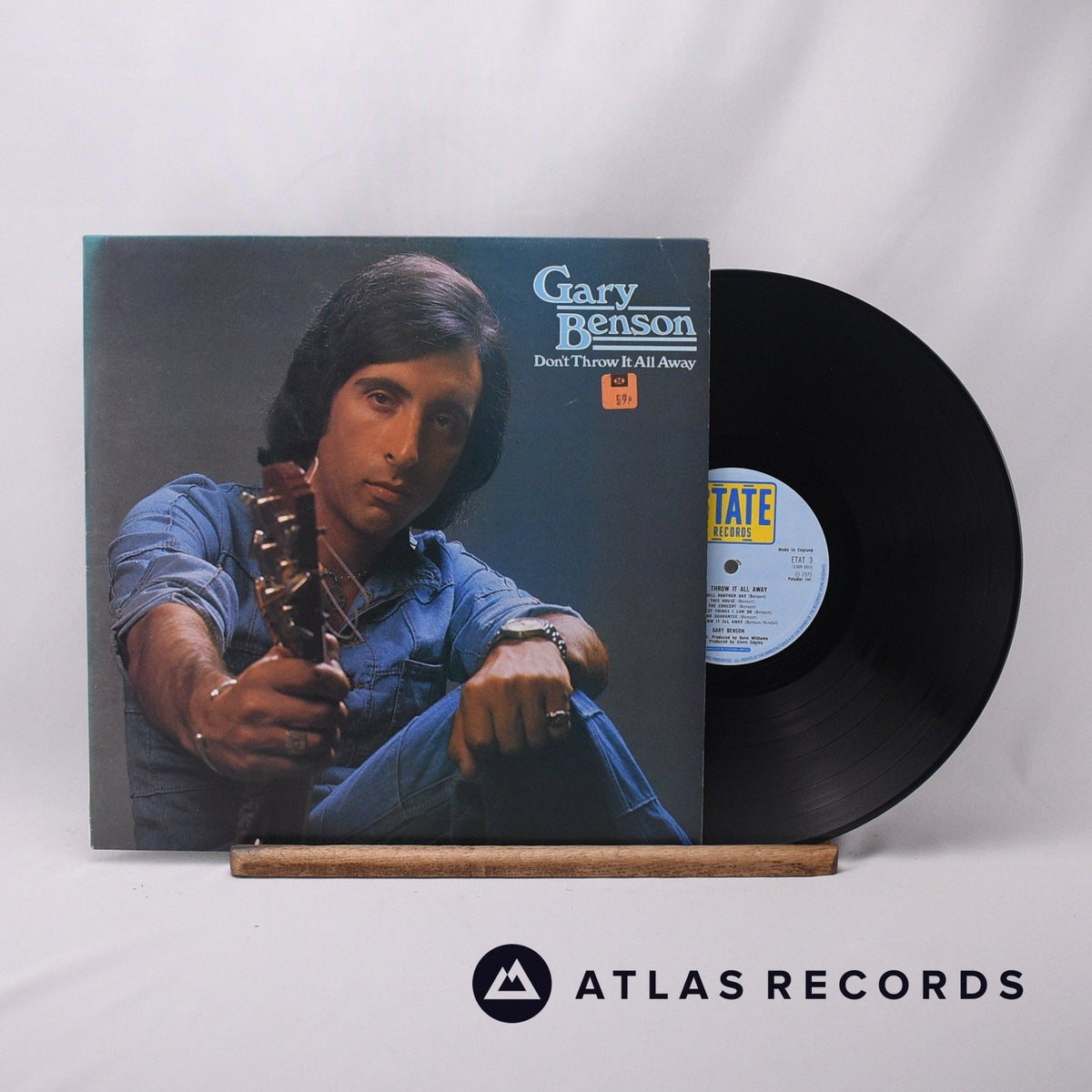 Gary Benson Don't Throw It All Away LP Vinyl Record EX/EX – Atlas Records