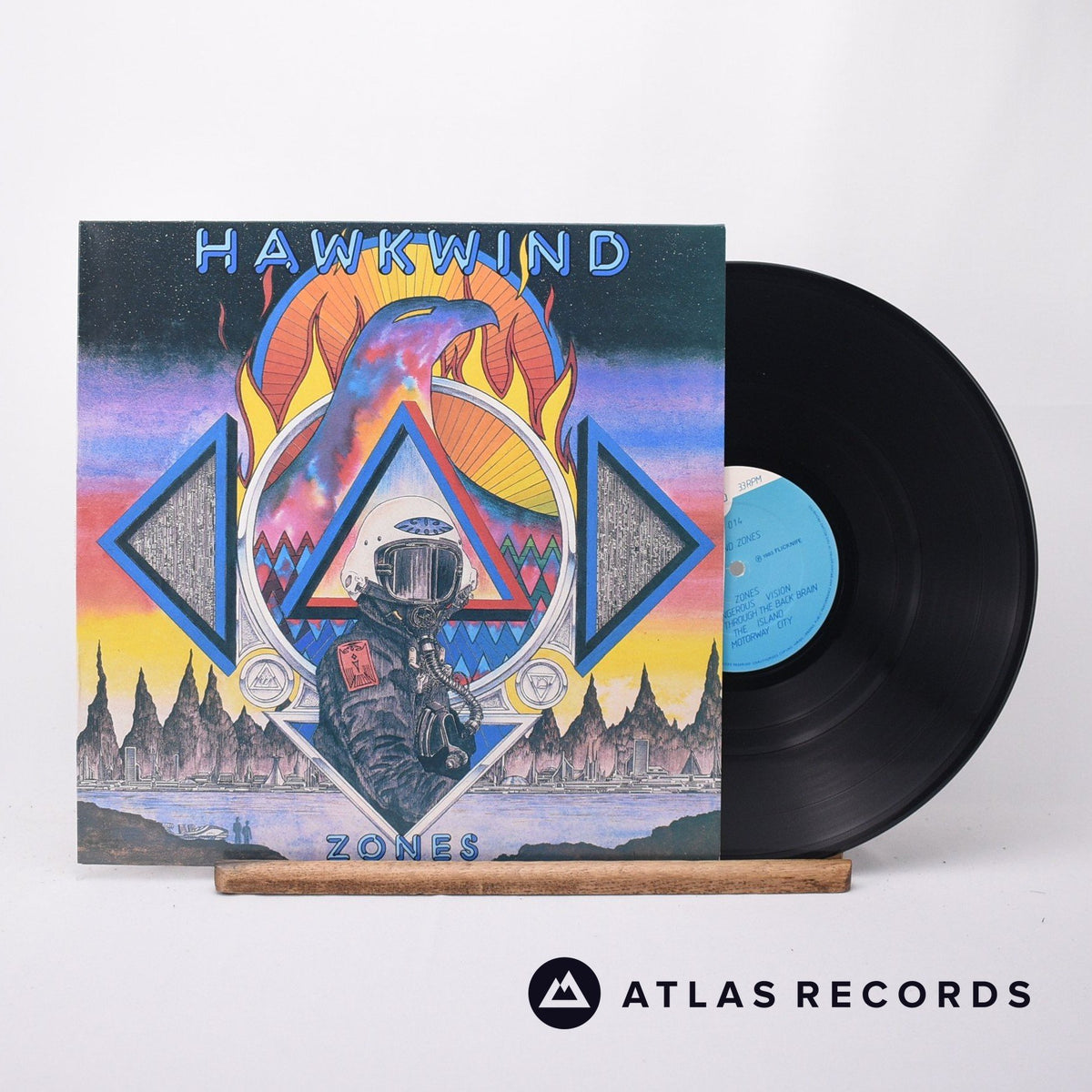 Hawkwind Zones LP Vinyl Record EX/VG+ – Atlas Records