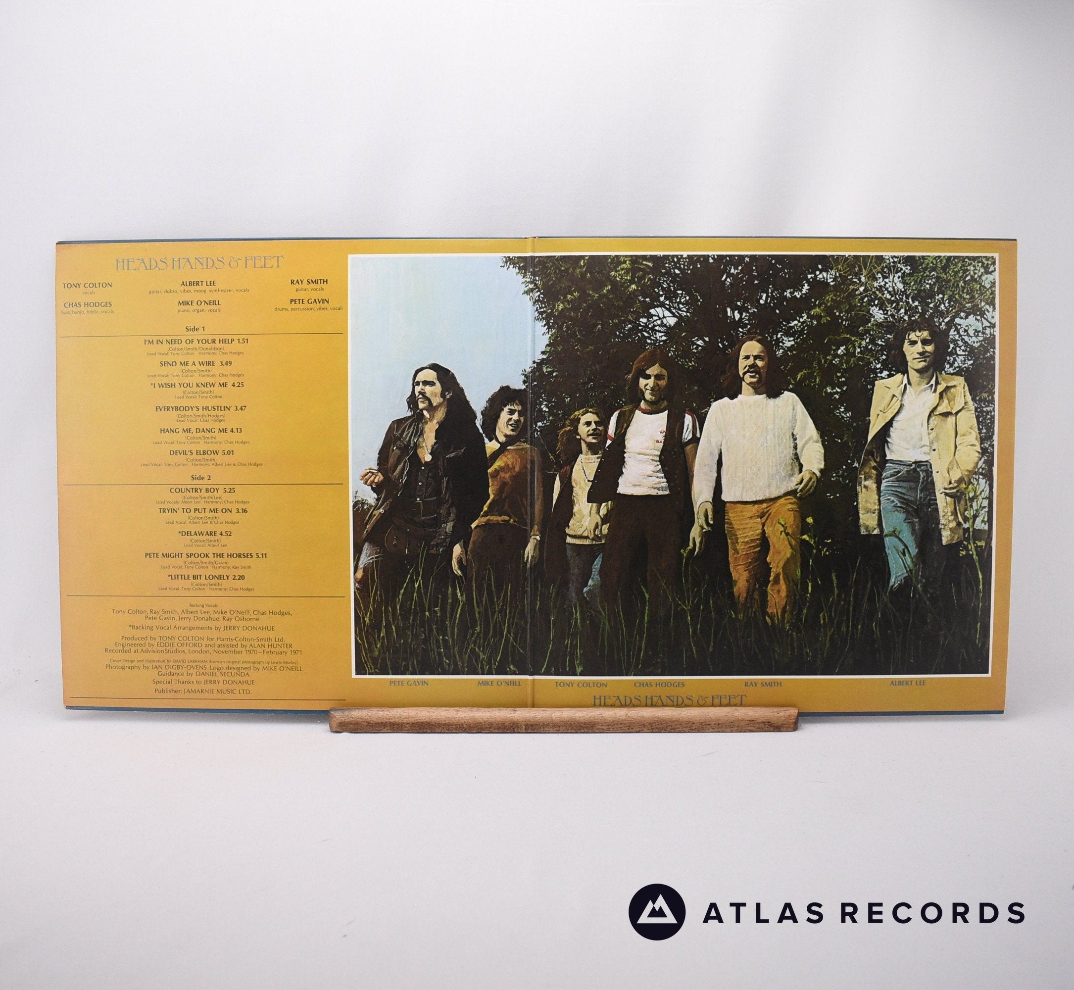 Heads Hands & Feet Heads Hands & Feet LP Vinyl Record EX/EX – Atlas Records