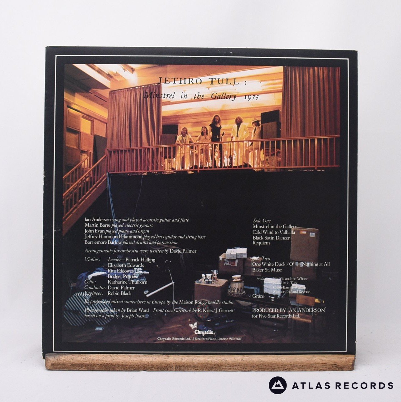 Jethro Tull Minstrel In The Gallery LP Vinyl Record EX/EX – Atlas Records