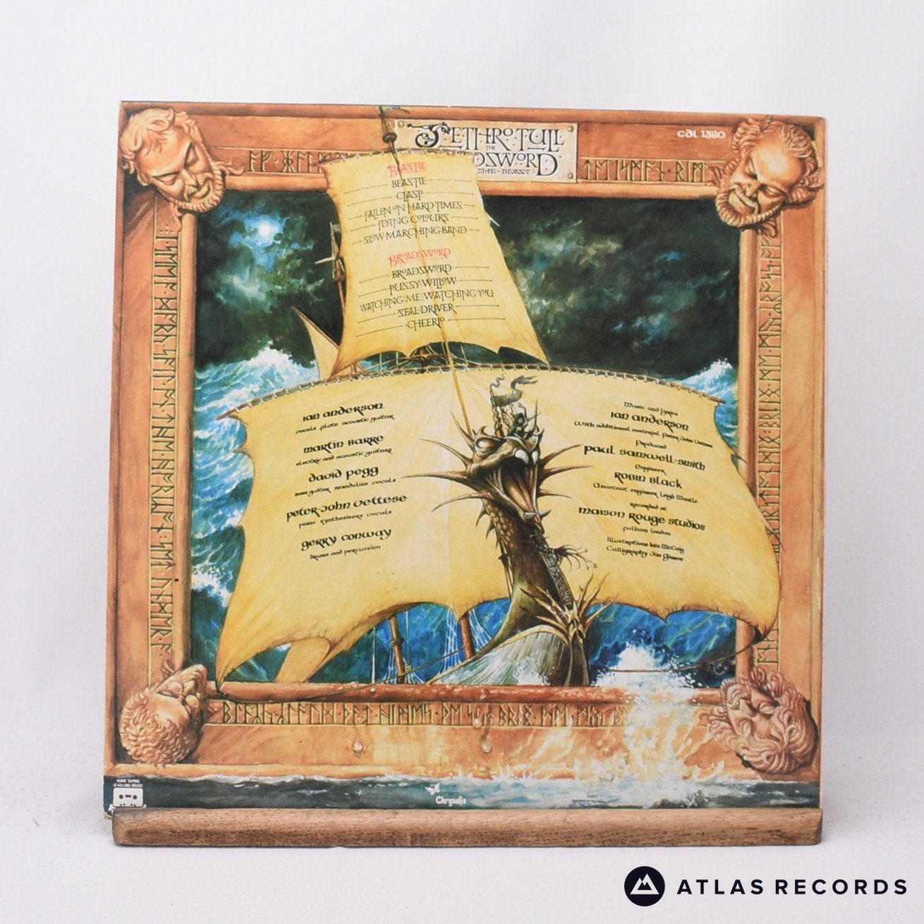 Jethro Tull The Broadsword And The Beast LP Vinyl EX/EX – Atlas Records