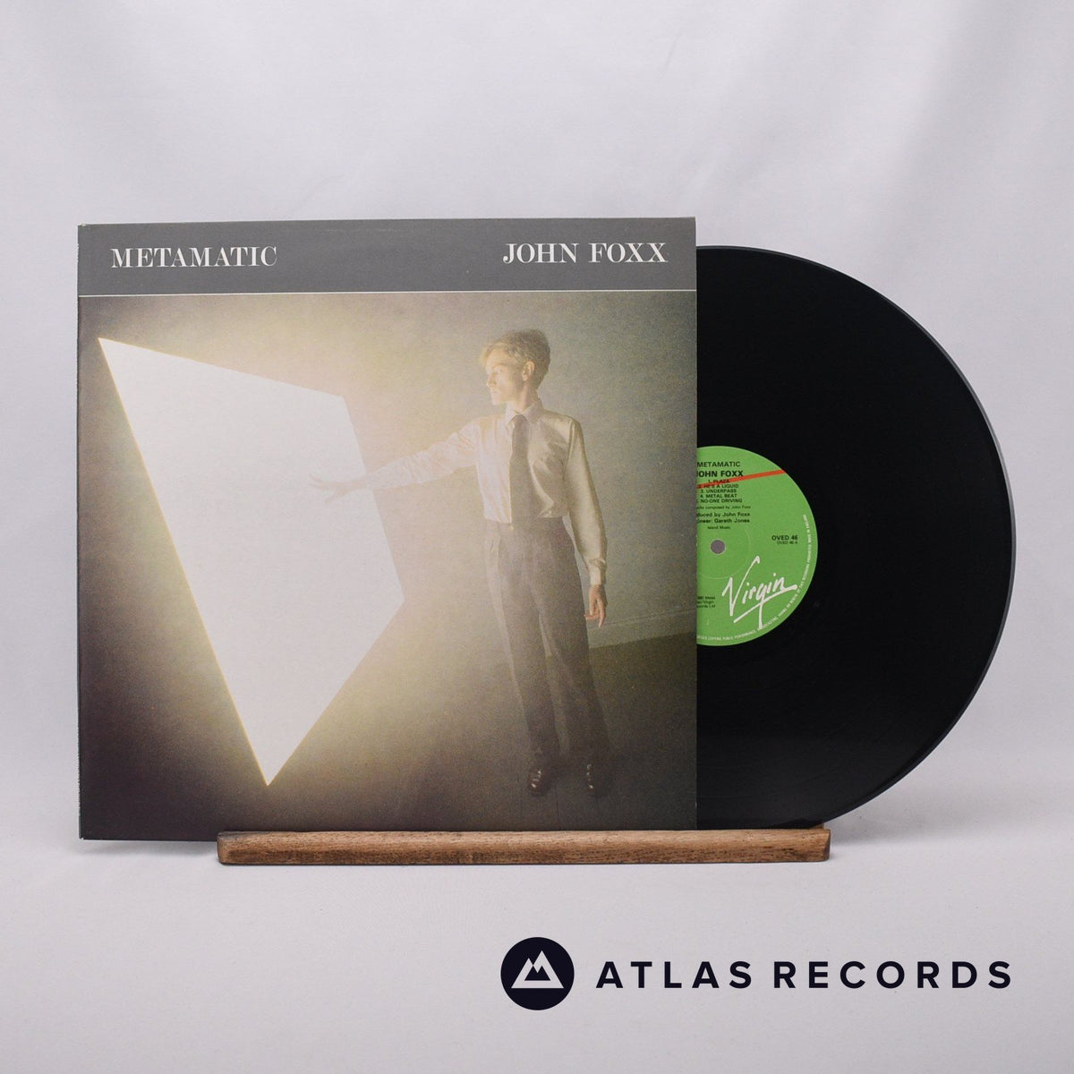 John Foxx Metamatic LP Vinyl Record EX/EX – Atlas Records