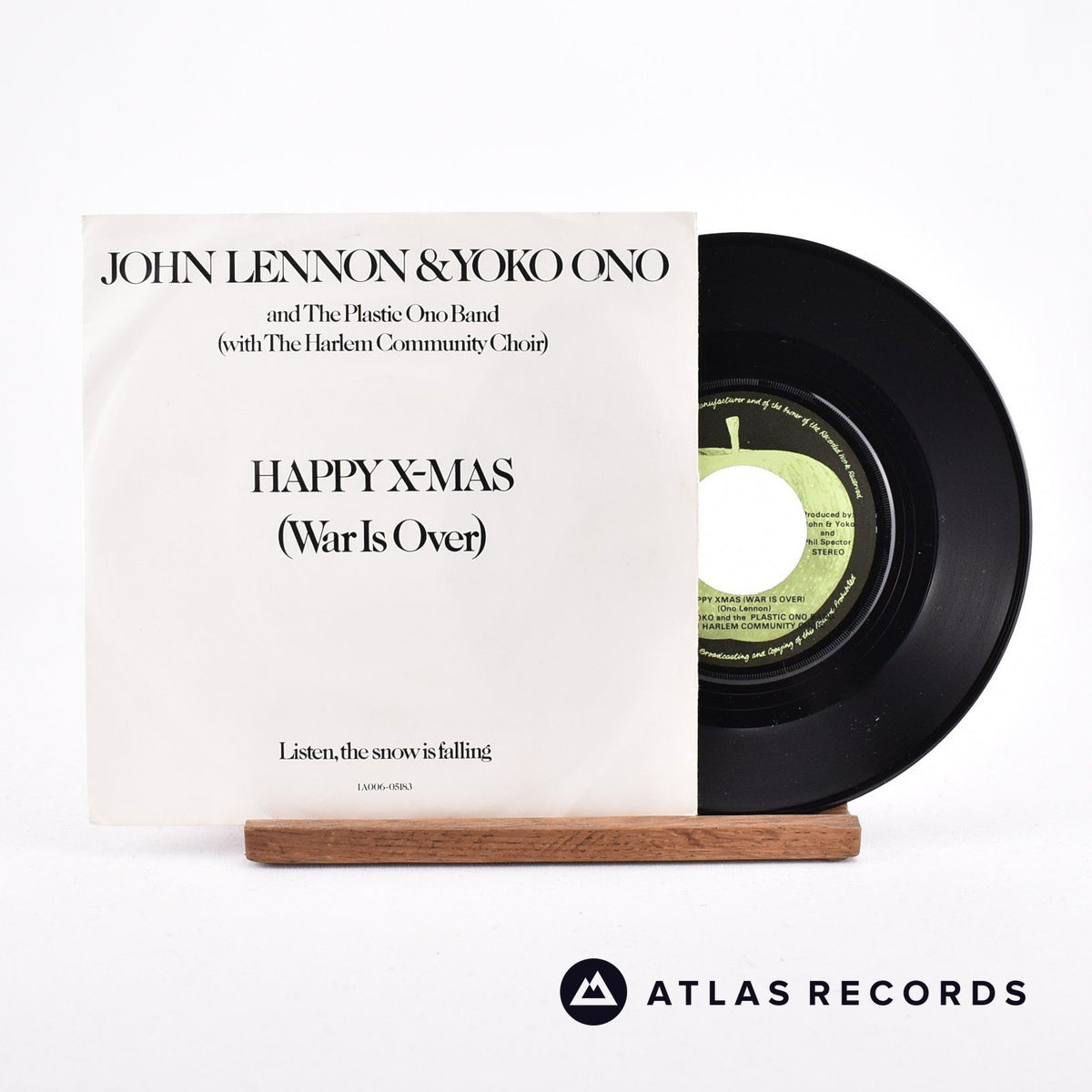 John Lennon & Yoko Ono Happy Xmas 7" Vinyl Record VG+/VG+ – Atlas Records