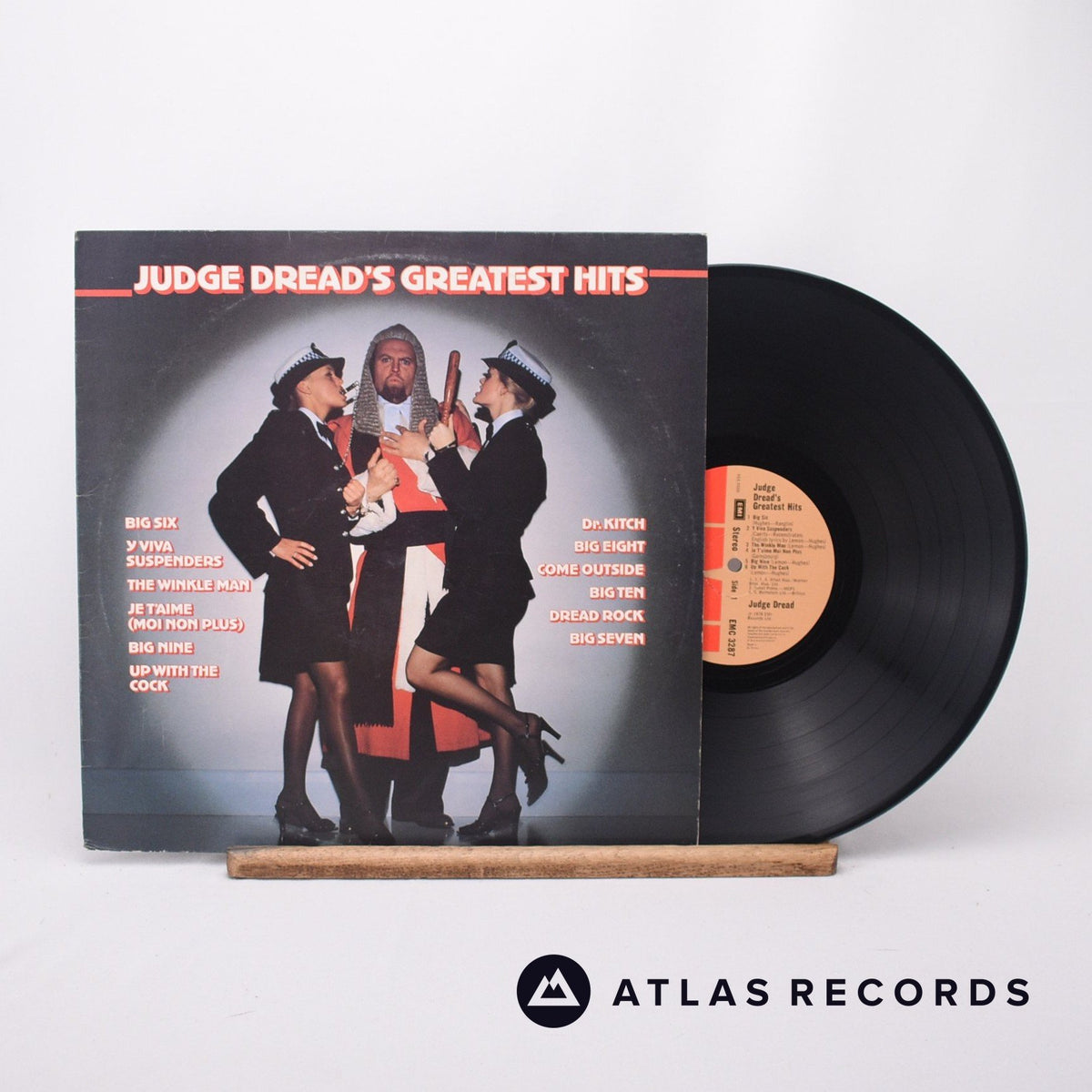 Judge Dread Judge Dread's Greatest Hits LP Vinyl VG+/VG+ – Atlas Records