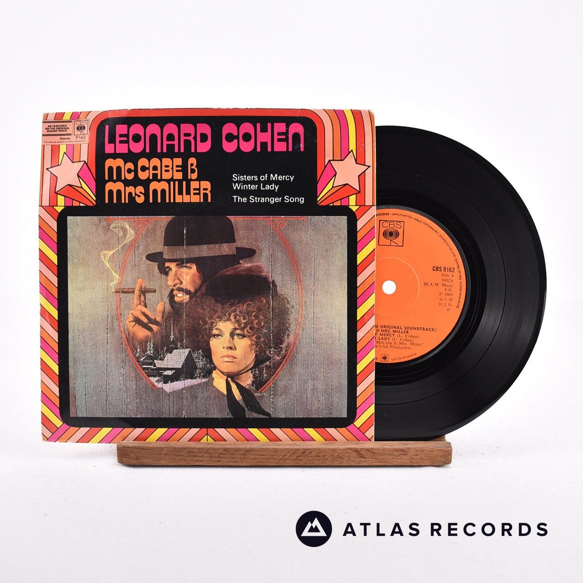 Leonard Cohen McCabe & Mrs Miller 7" Vinyl Record VG+/VG – Atlas Records