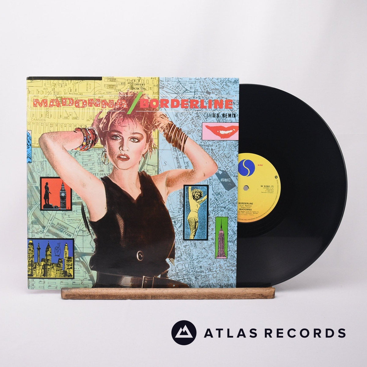 Madonna Borderline (U.S. Remix) 12" Vinyl Record EX/EX – Atlas Records