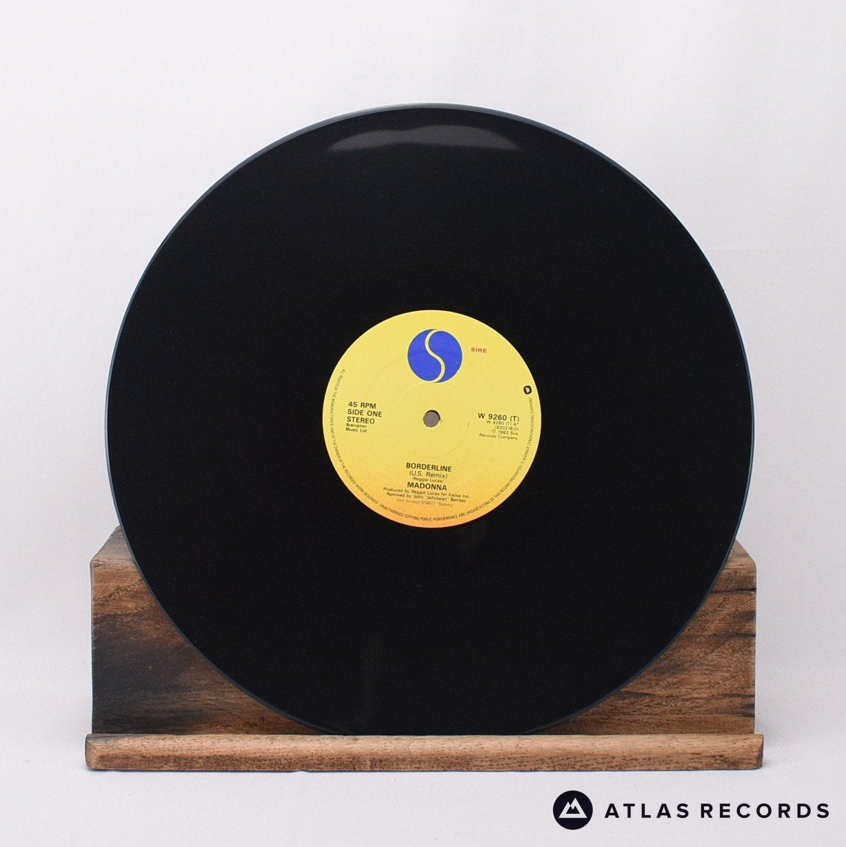 Madonna Borderline (U.S. Remix) 12" Vinyl Record EX/EX – Atlas Records