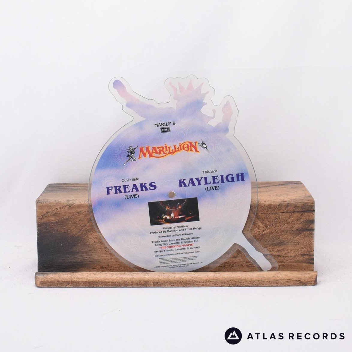 Marillion Freaks (Live) 7" Vinyl Record EX/EX – Atlas Records