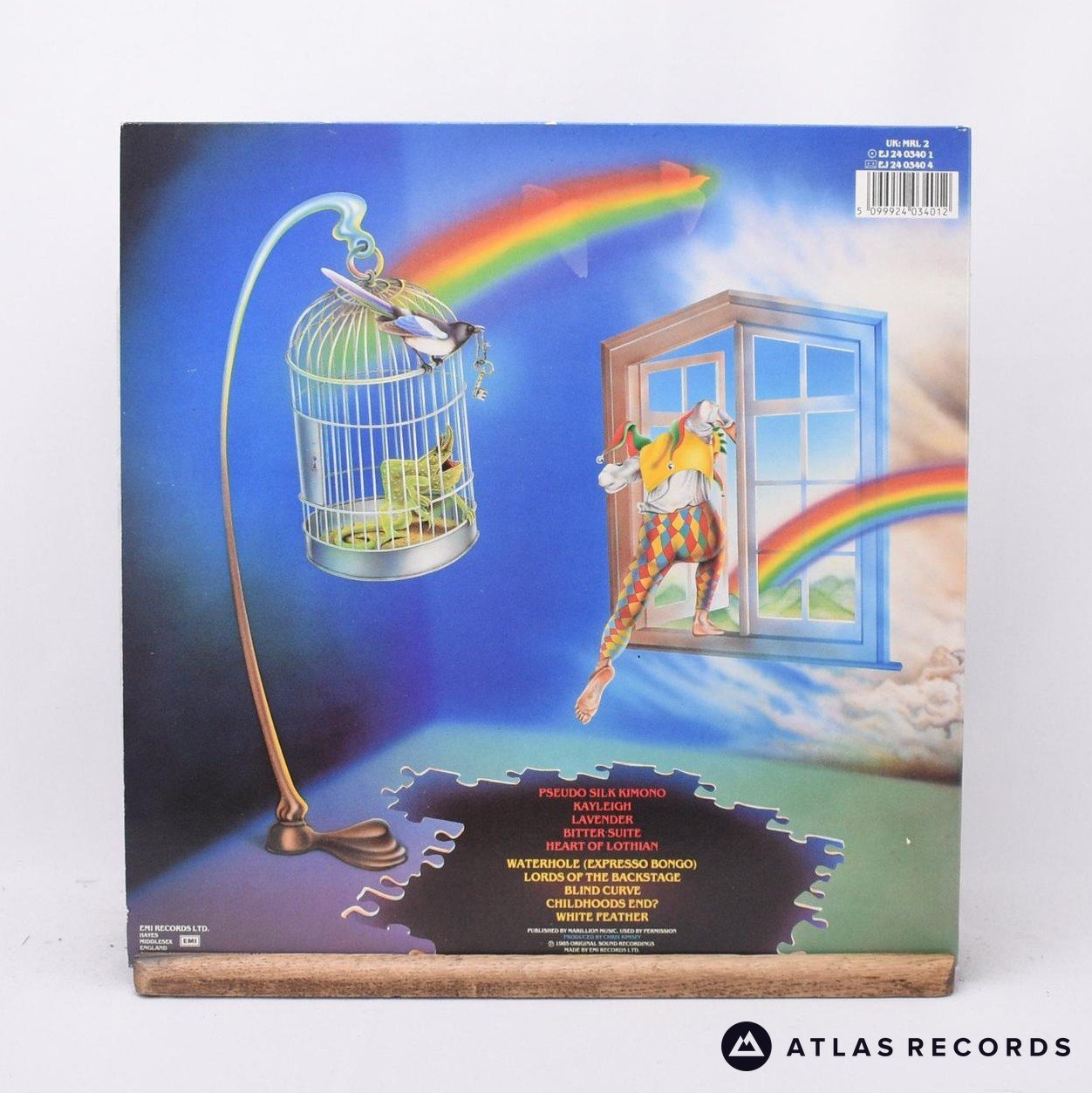 Marillion Misplaced Childhood LP Vinyl Record EX/EX – Atlas Records