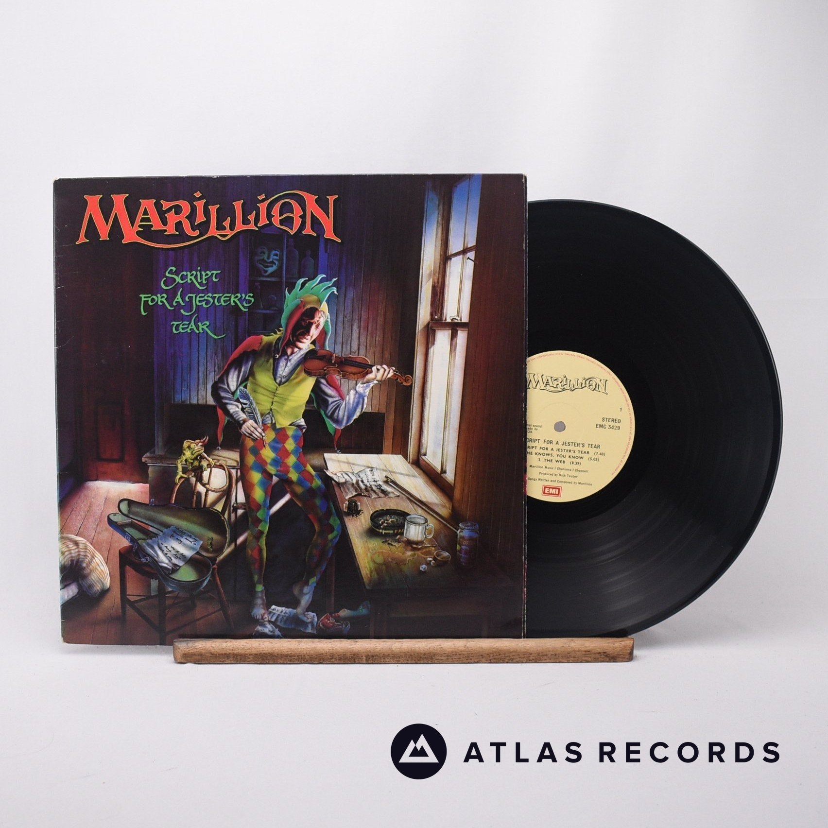 Marillion Script For A Jester's Tear LP Vinyl Record VG+/EX – Atlas Records