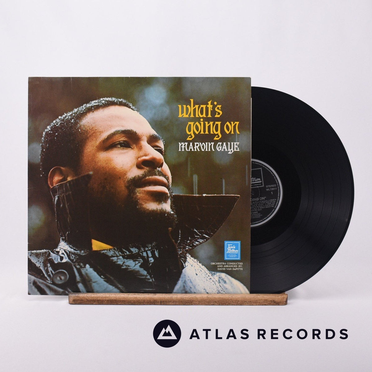 Marvin Gaye What's Going On LP Vinyl Record VG+/VG+ – Atlas Records