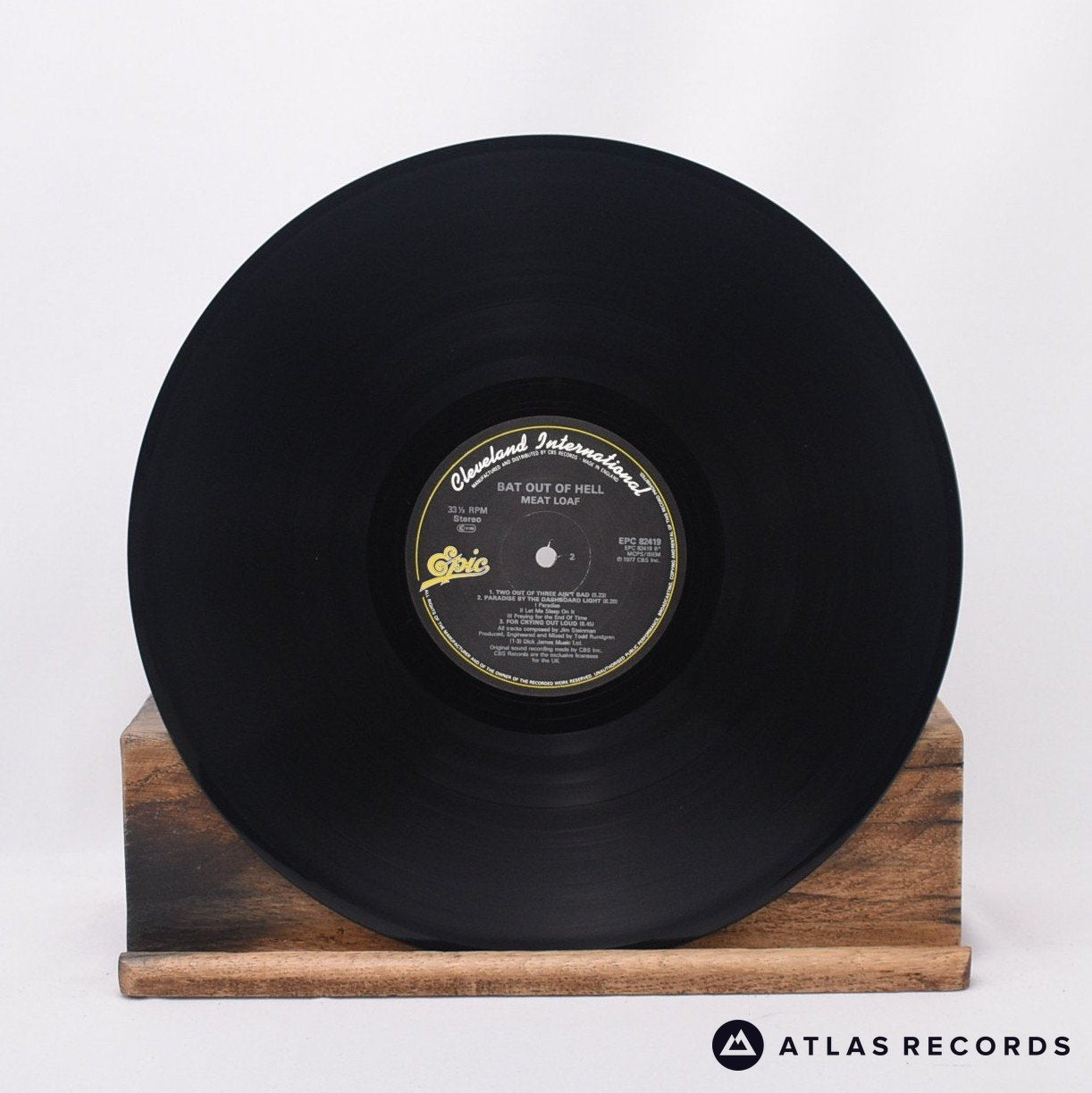 Meat Loaf Bat Out Of Hell LP Vinyl Record EX/EX – Atlas Records