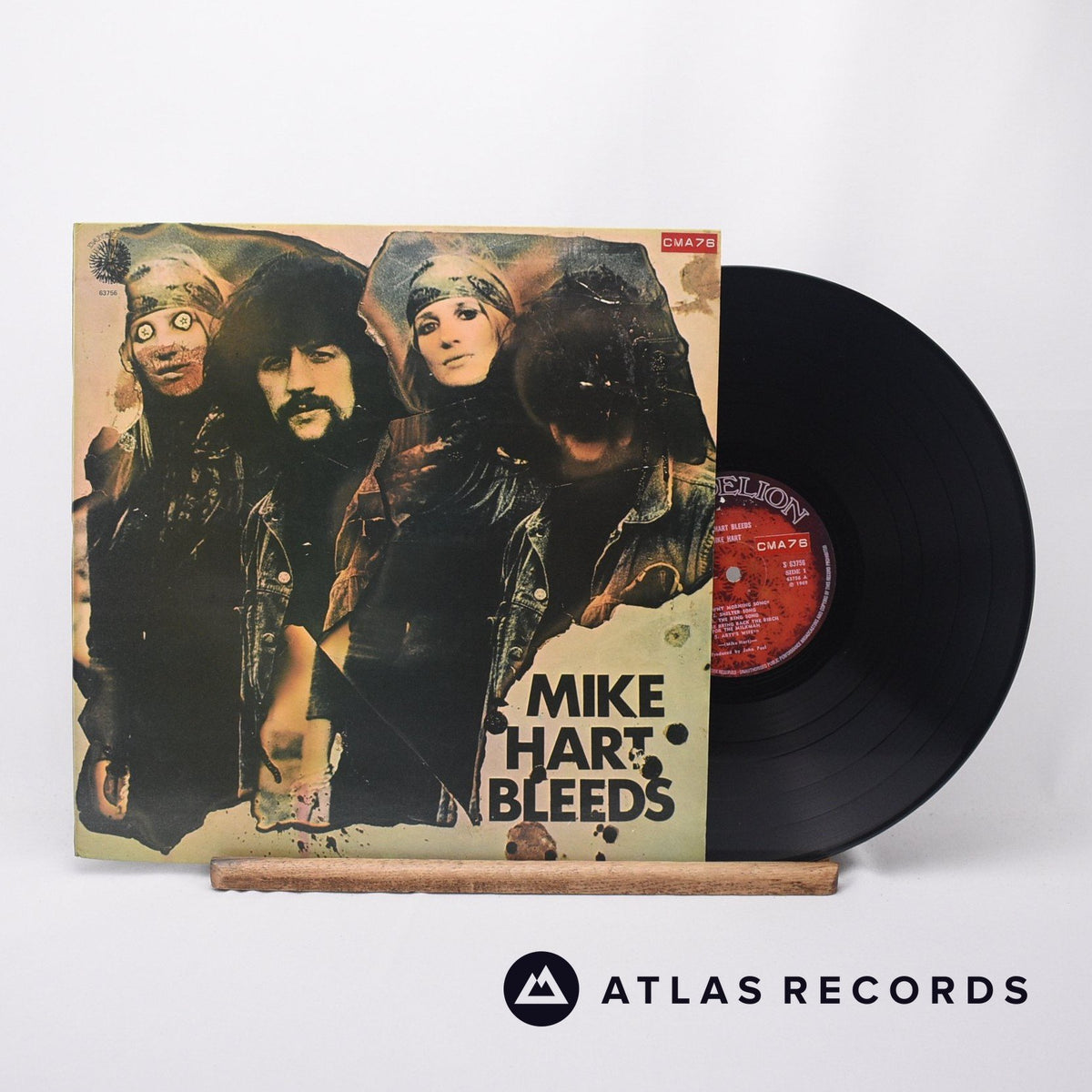 Mike Hart Mike Hart Bleeds LP Vinyl Record EX/EX – Atlas Records
