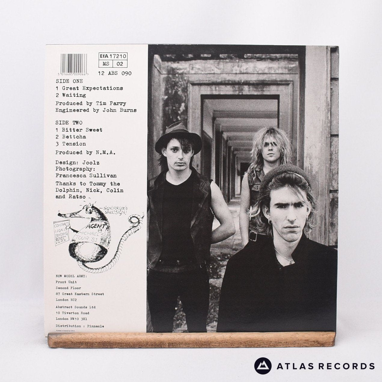 New Model Army Great Expectations 12" Vinyl Record EX/EX – Atlas Records