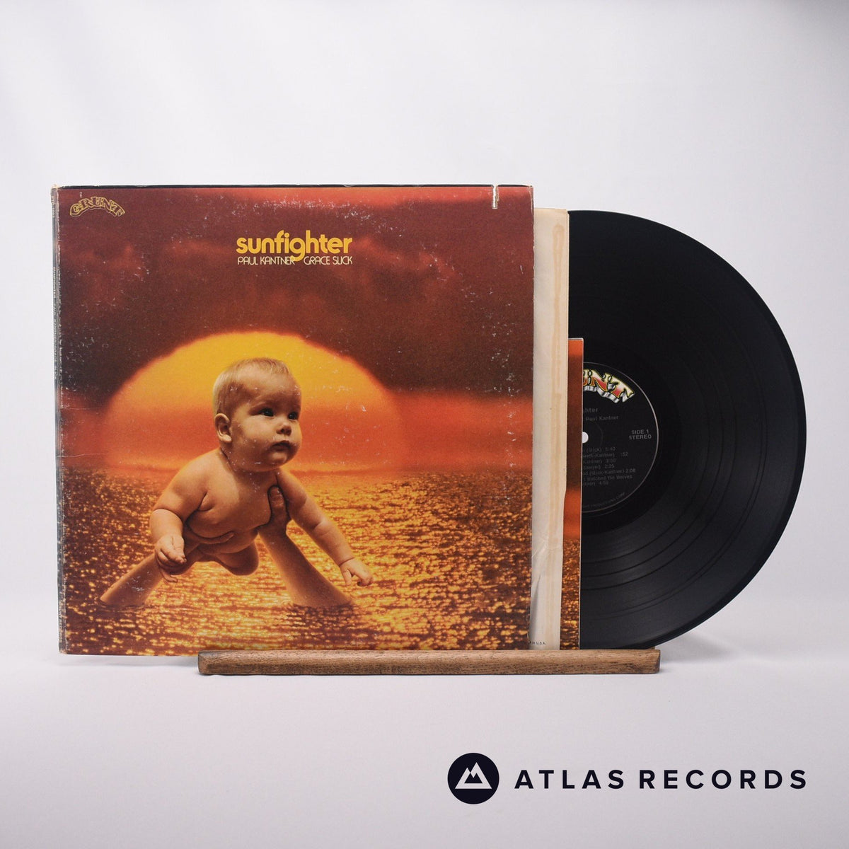 Paul Kantner Sunfighter LP Vinyl Record VG+/EX – Atlas Records