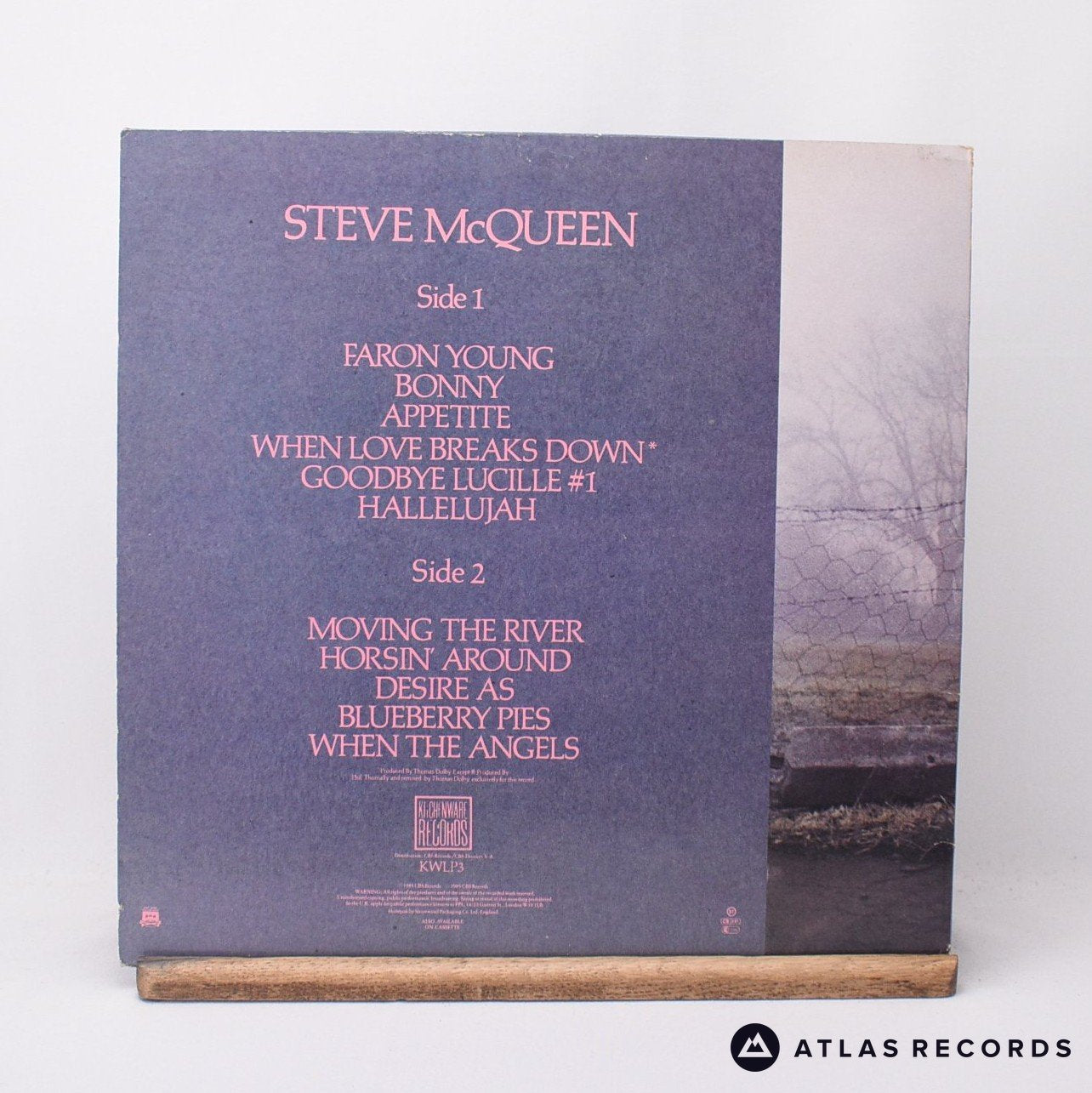 Prefab Sprout Steve McQueen LP Vinyl Record EX/EX – Atlas Records