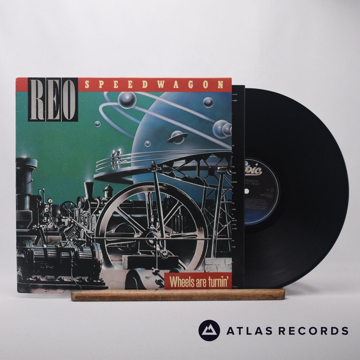 REO Speedwagon Wheels Are Turnin' LP Vinyl Record EX/VG+ – Atlas Records