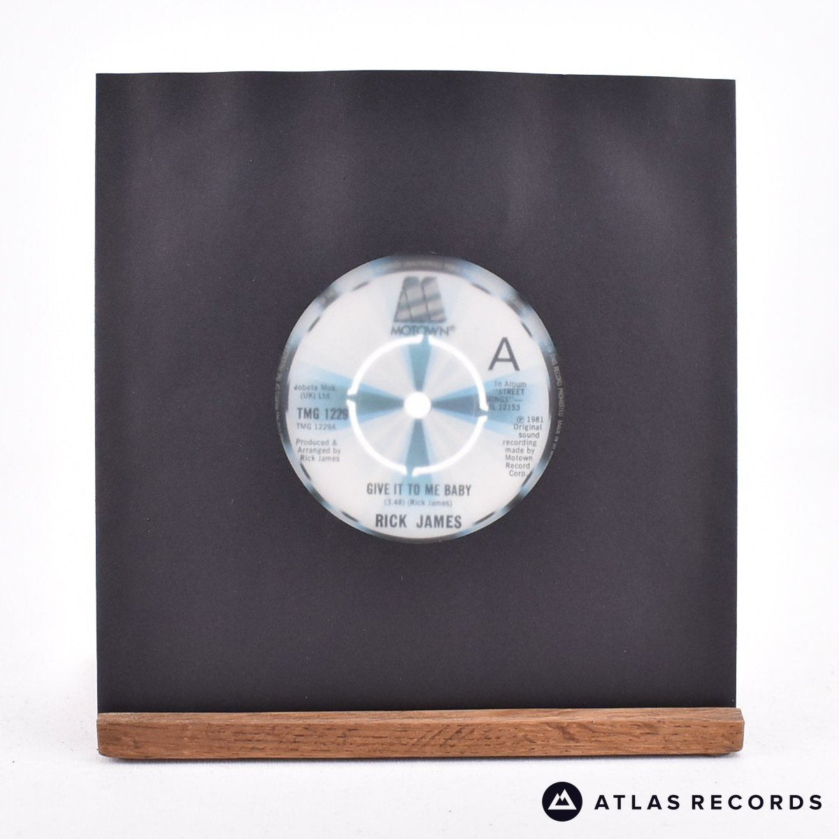 Rick James Give It To Me Baby 7" Vinyl Record VG+ – Atlas Records