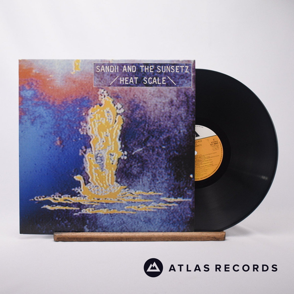 Sandii & The Sunsetz Heat Scale LP Vinyl Record EX/EX – Atlas Records