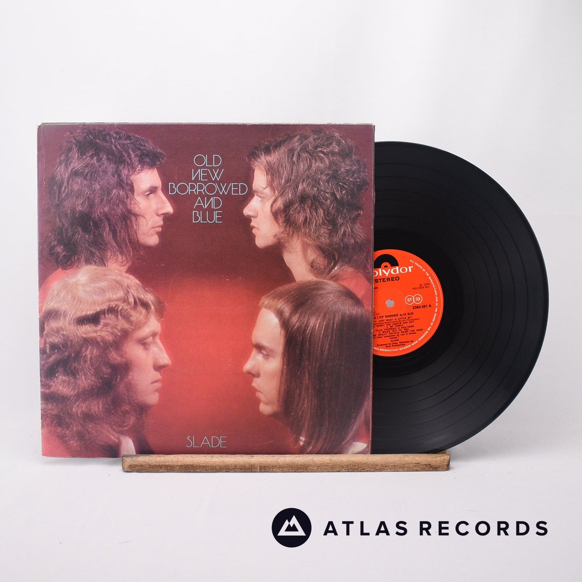 Slade Old New Borrowed And Blue LP Vinyl Record VG+/EX – Atlas Records