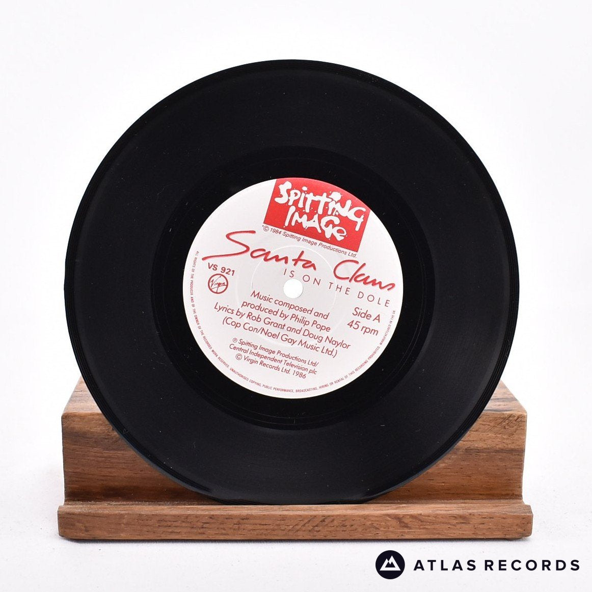 Spitting Image Santa Claus Is On The Dole 7" Vinyl VG+/VG+ – Atlas Records