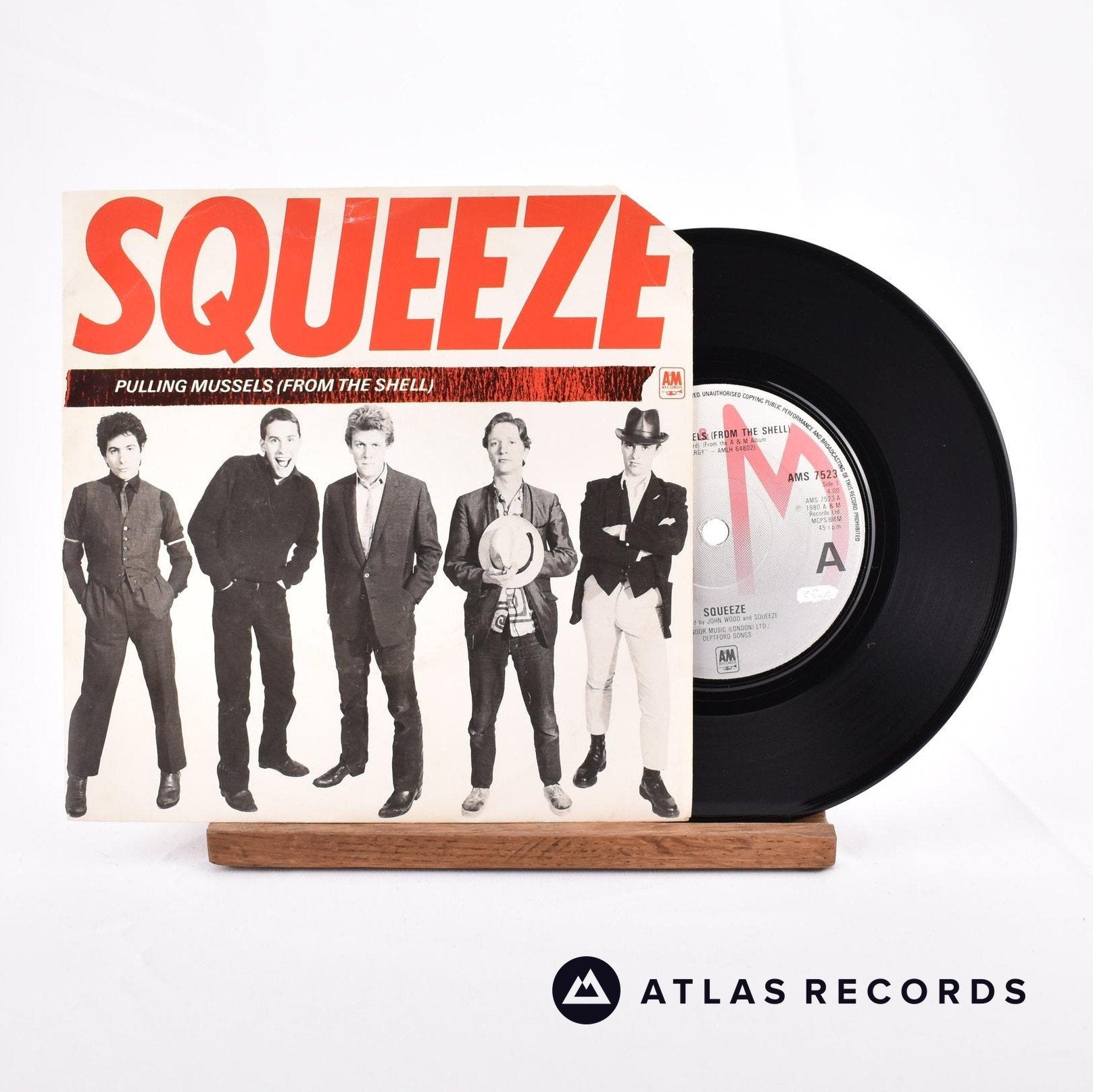 Squeeze Pulling Mussels 7" Vinyl Record VG+/EX – Atlas Records
